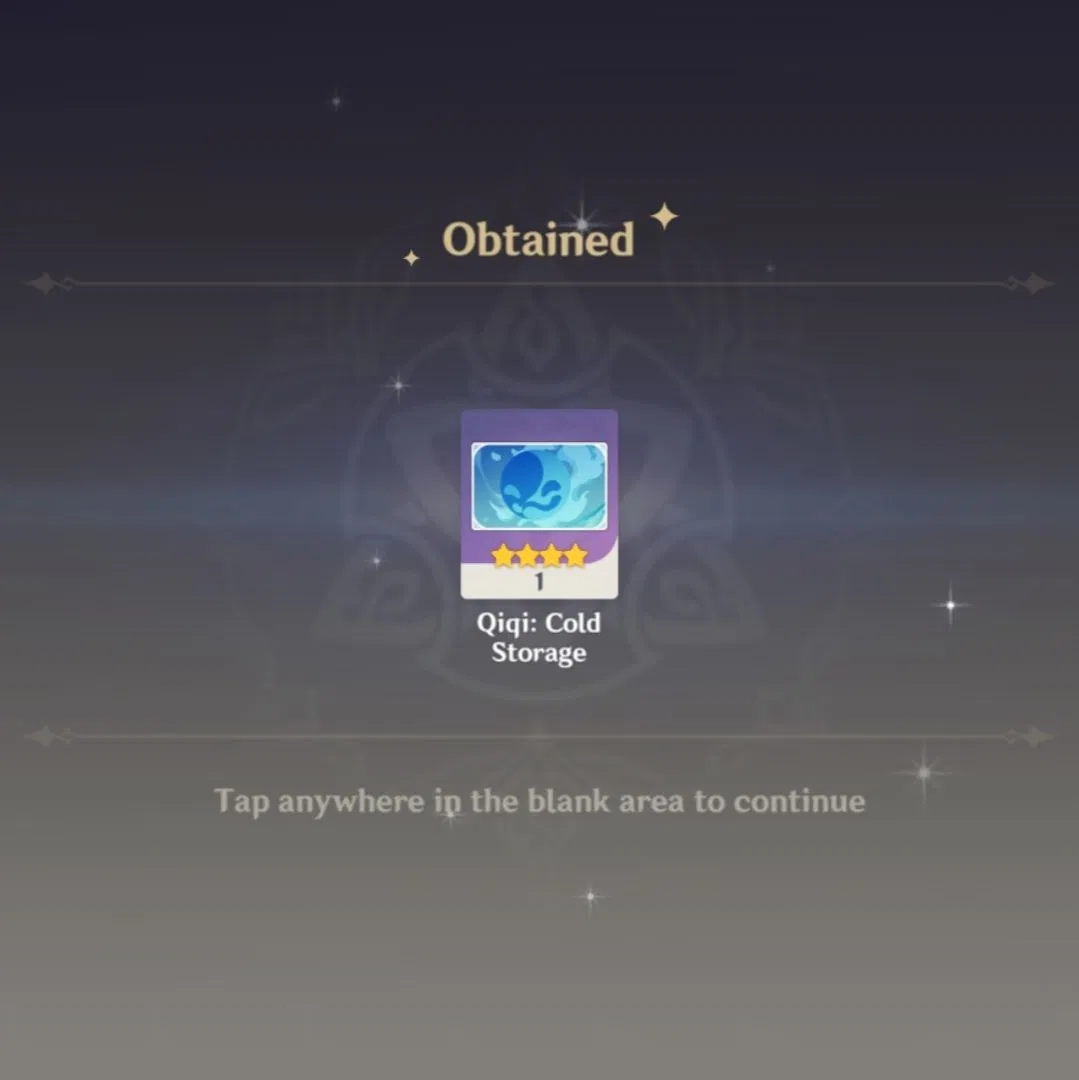 32 / 42, got Qiqi's namecard Genshin Impact | HoYoLAB