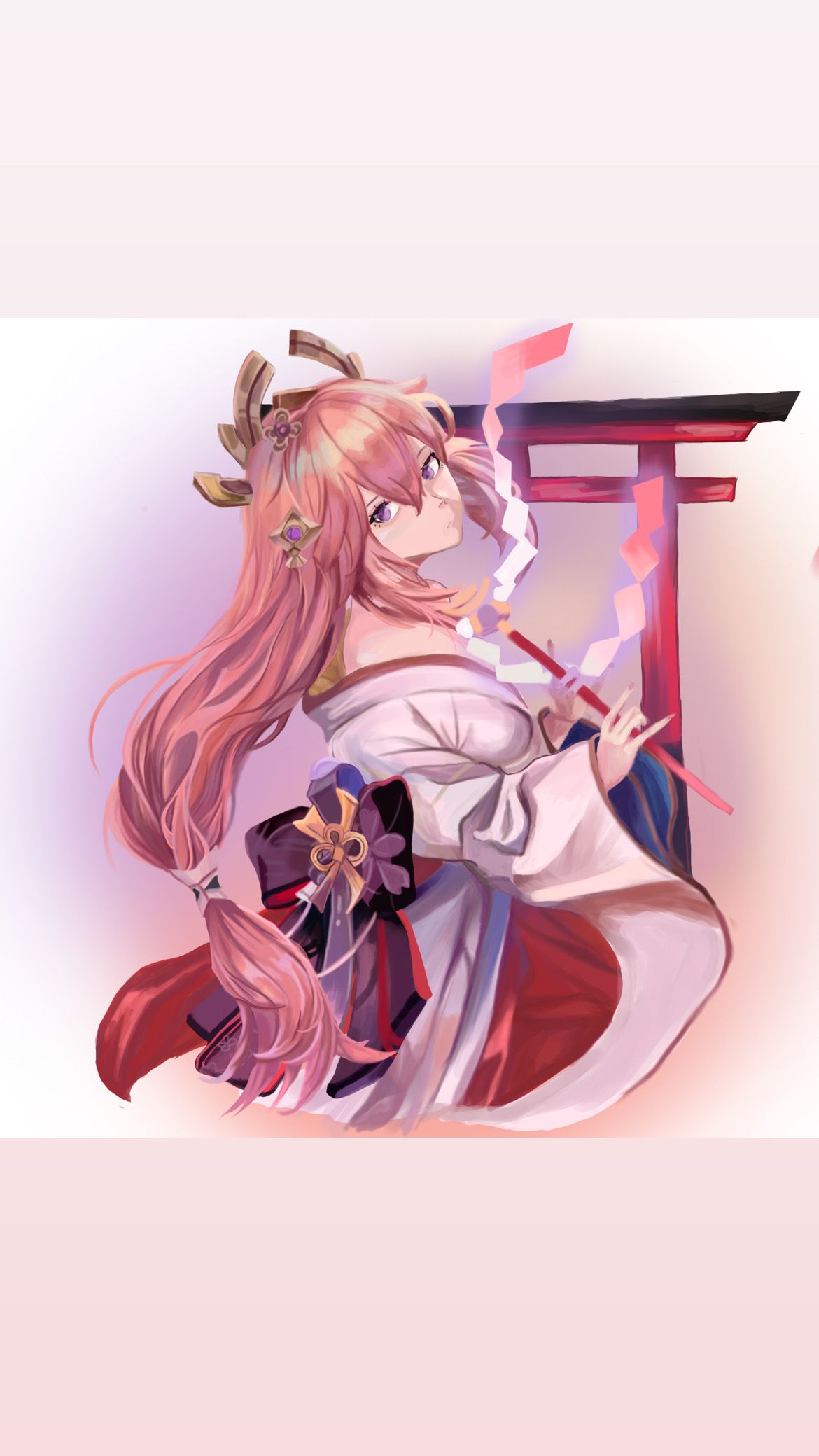 Yae Miko на конкурс Genshin Impact | HoYoLAB