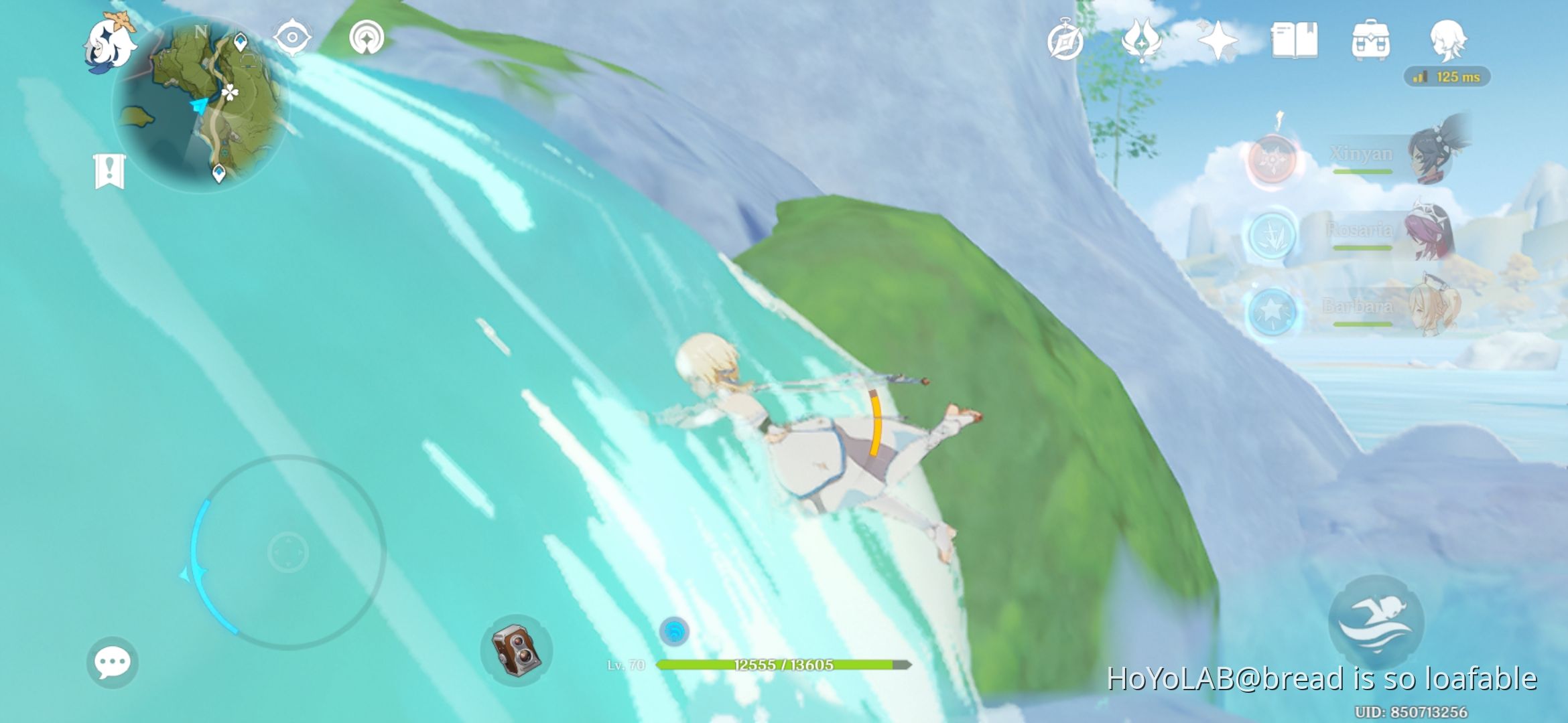 *when you try to swim in a waterfall* Genshin Impact | HoYoLAB