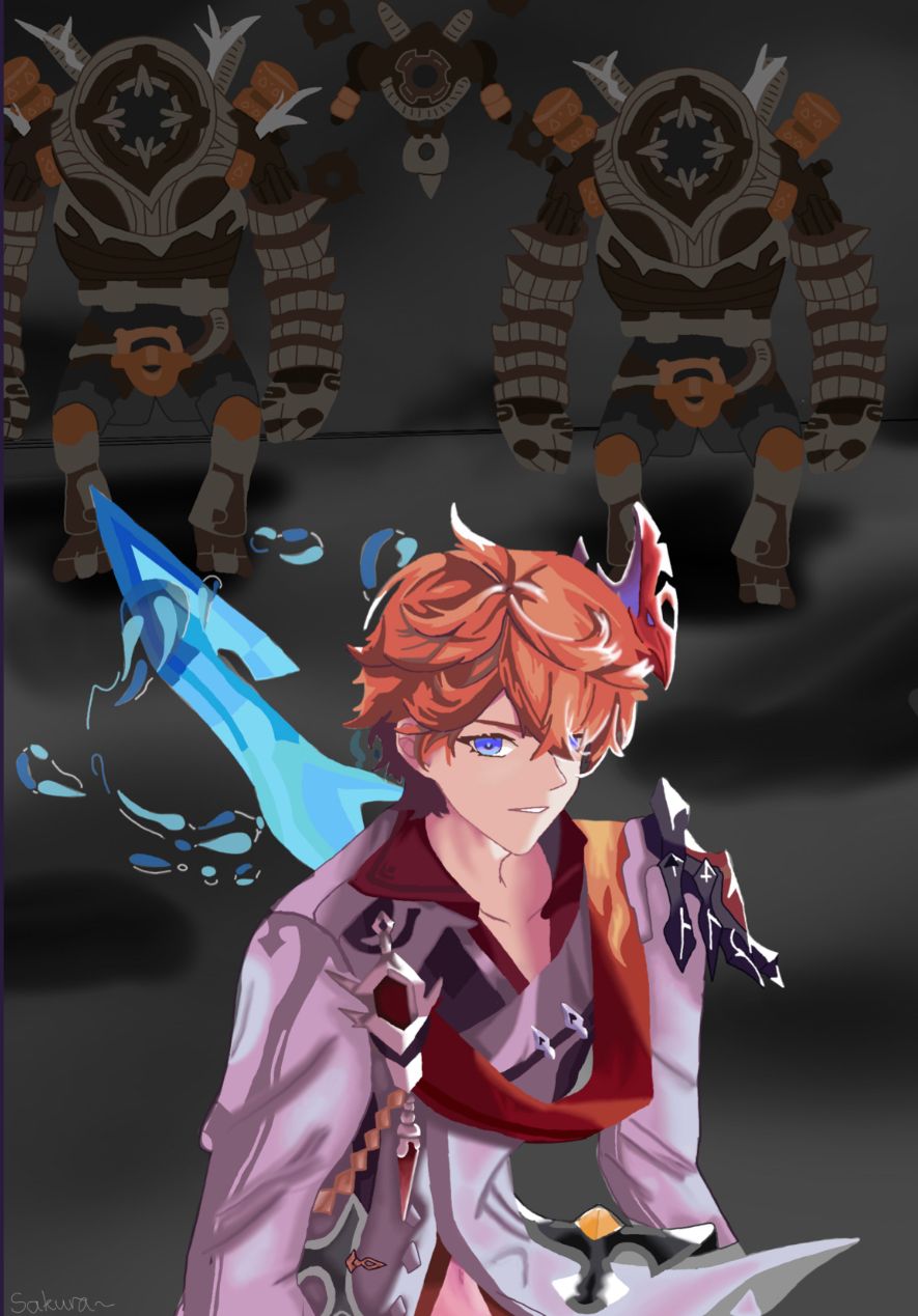 Childe fan art :) Genshin Impact | HoYoLAB