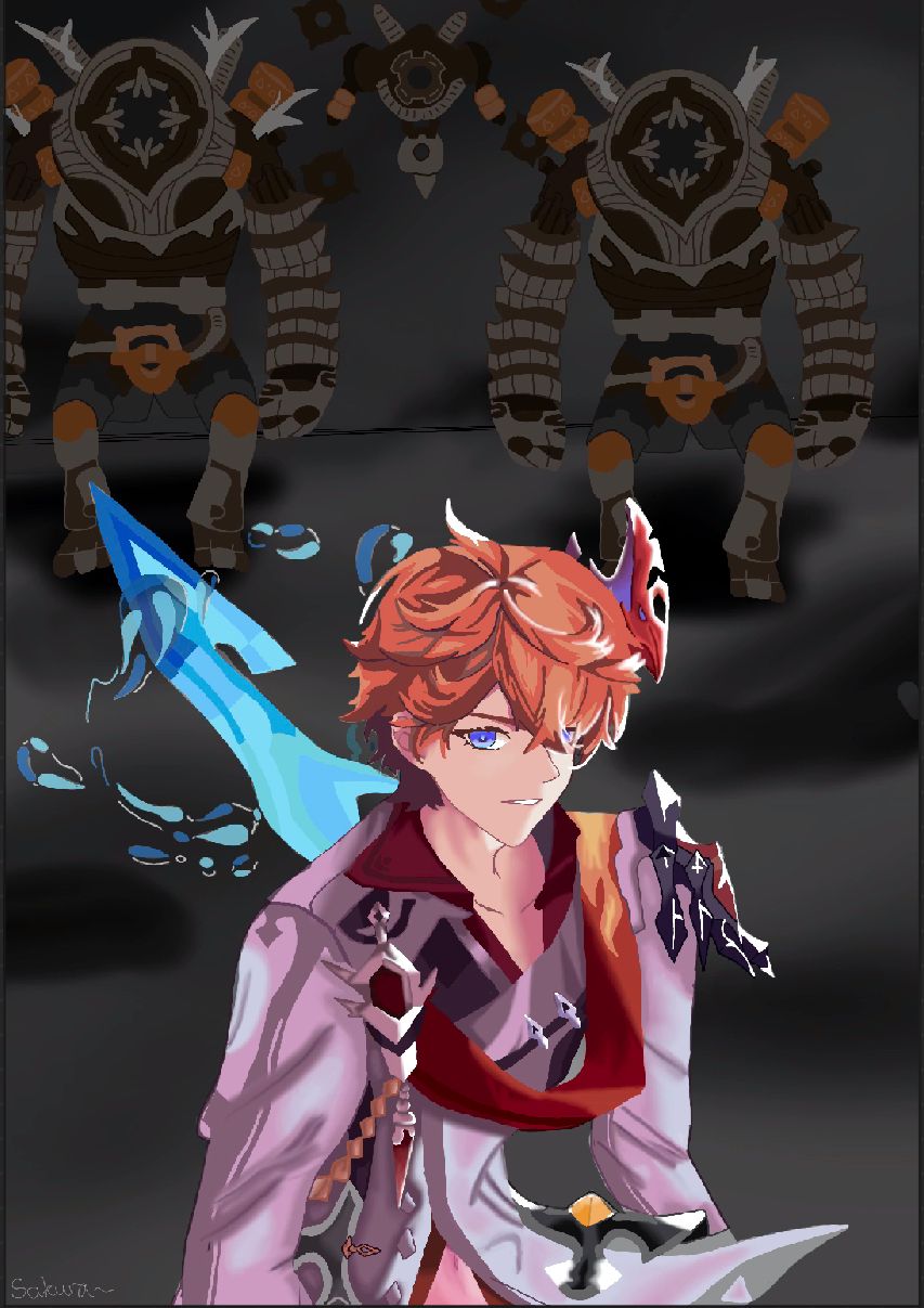 Childe drawing comp :)! Genshin Impact | HoYoLAB