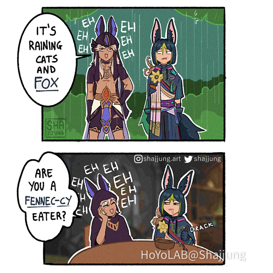 More of Cyno's jokes. Genshin Impact | HoYoLAB