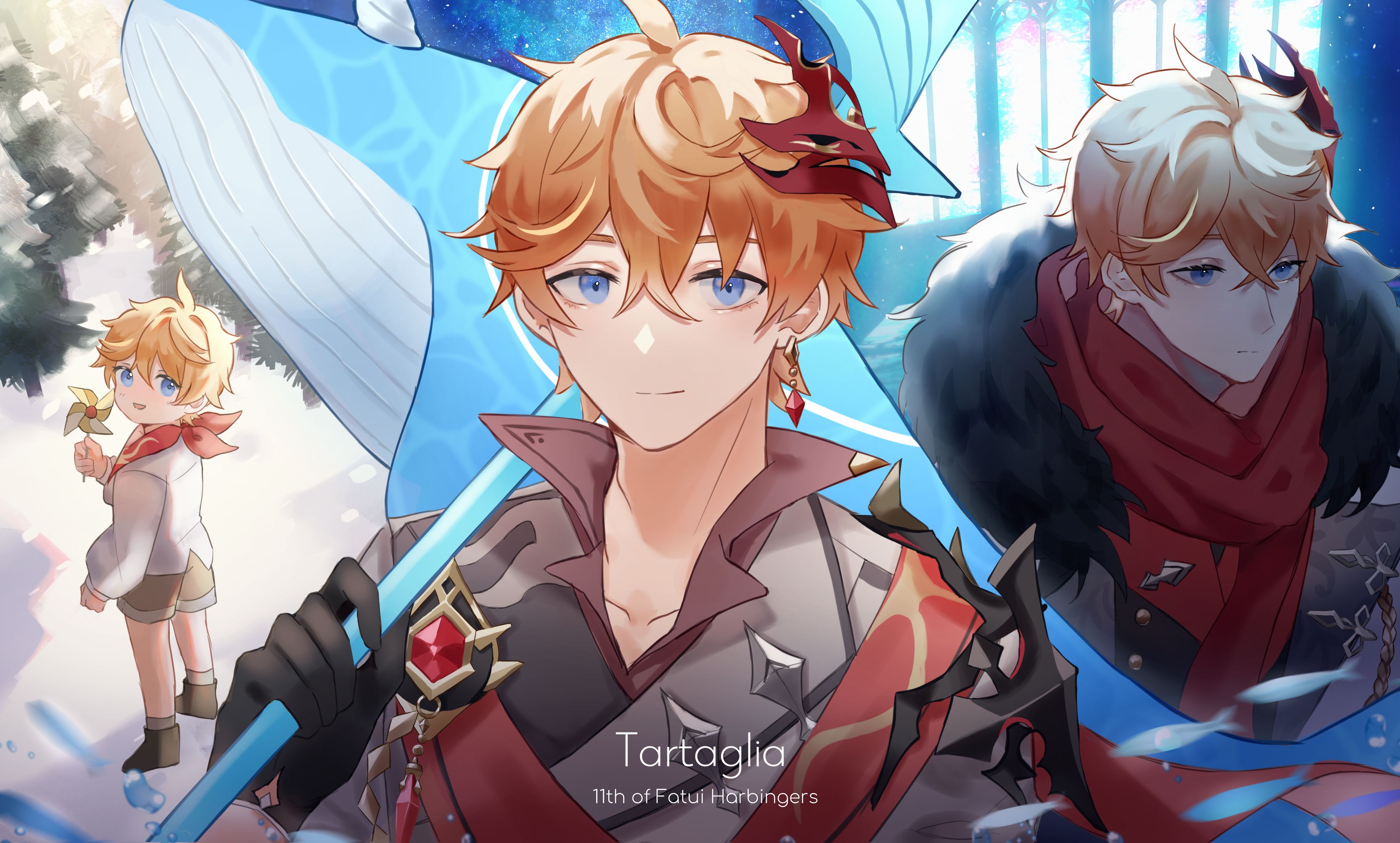 Tartaglia's fan art contest Genshin Impact | HoYoLAB