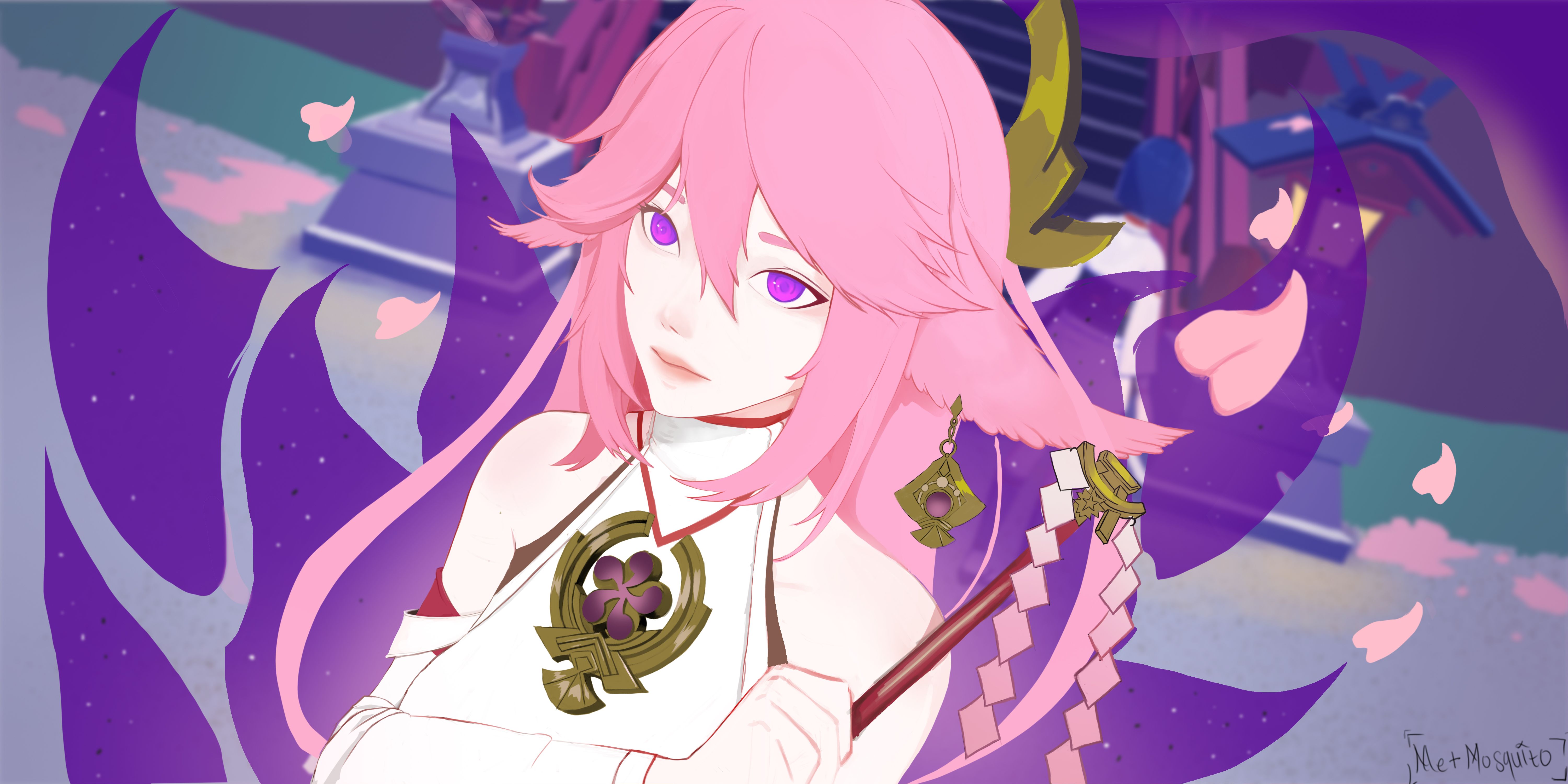 Yae Miko The Pink Lady Fox Genshin Impact | HoYoLAB