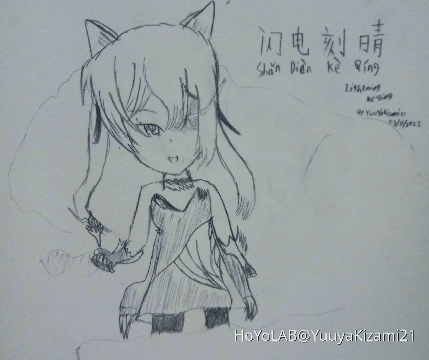 Shan Dian Keqing Concept Art (HBD Keqing!) Genshin Impact | HoYoLAB