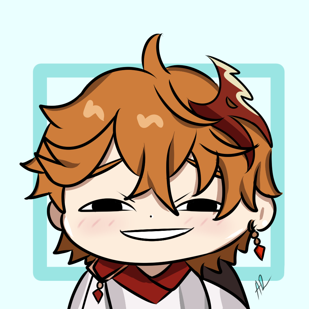 Childe Smirk fanart ^^ Genshin Impact | HoYoLAB