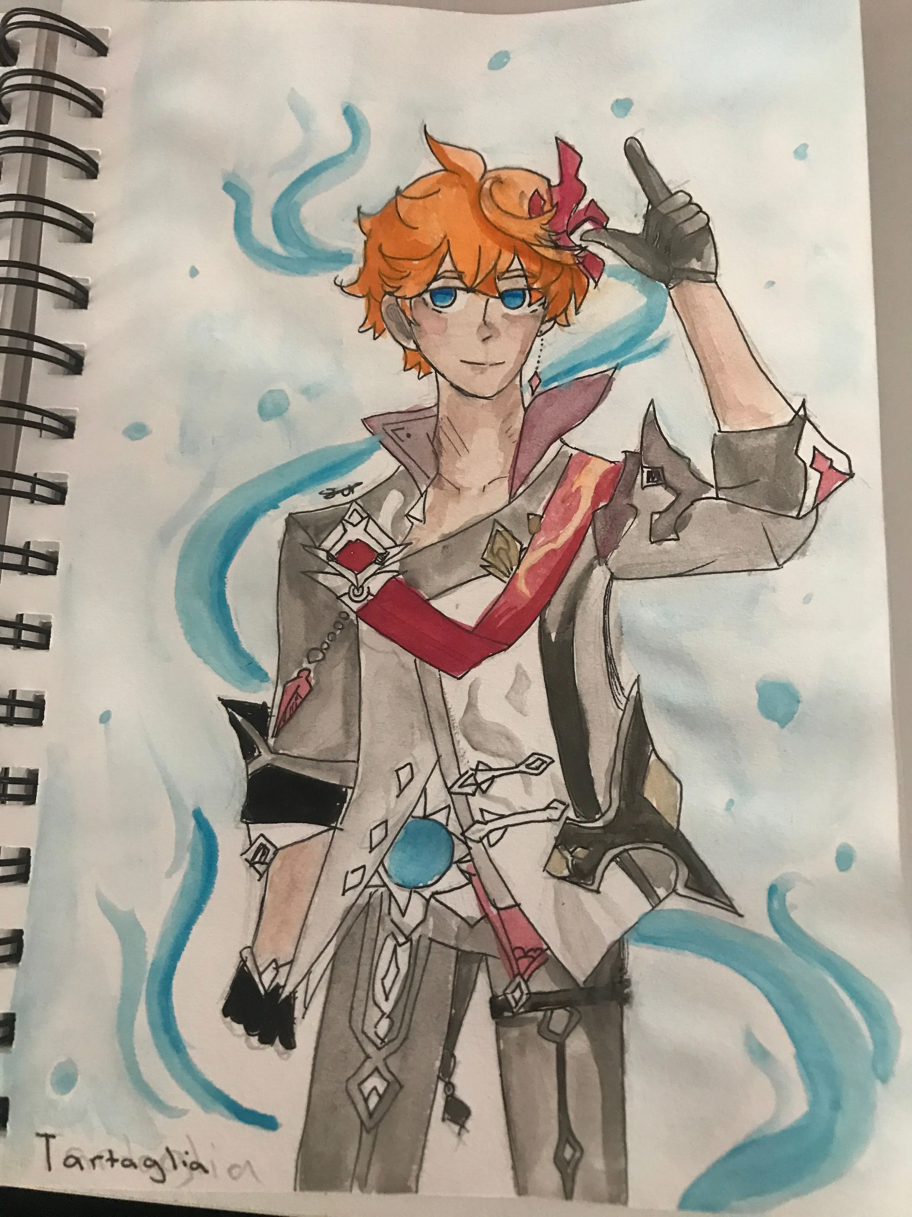 Tartaglia fan art contest Genshin Impact | HoYoLAB