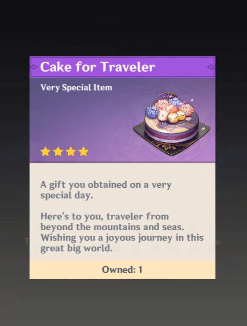 Inazuma Birthday Cake Genshin Impact | HoYoLAB