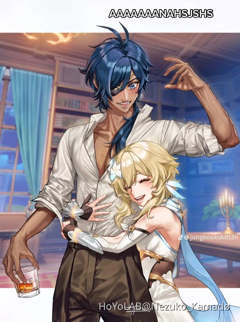 For my dear Kaeya and Diluc simp’s