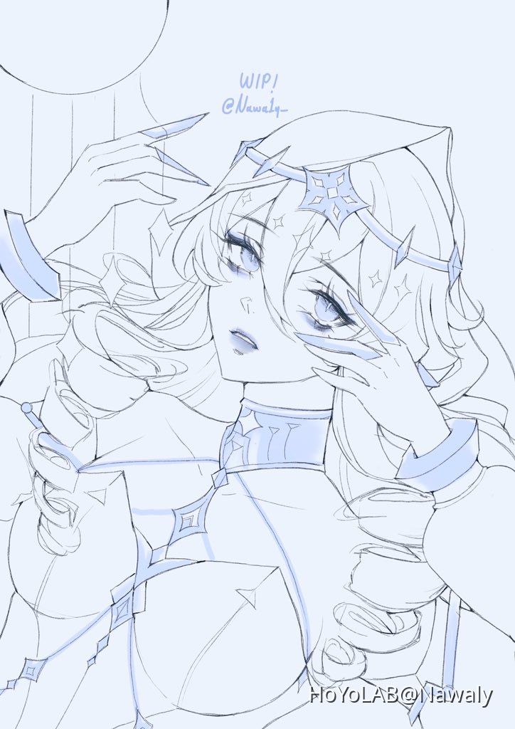 Layla Sketch ️ Genshin Impact | HoYoLAB