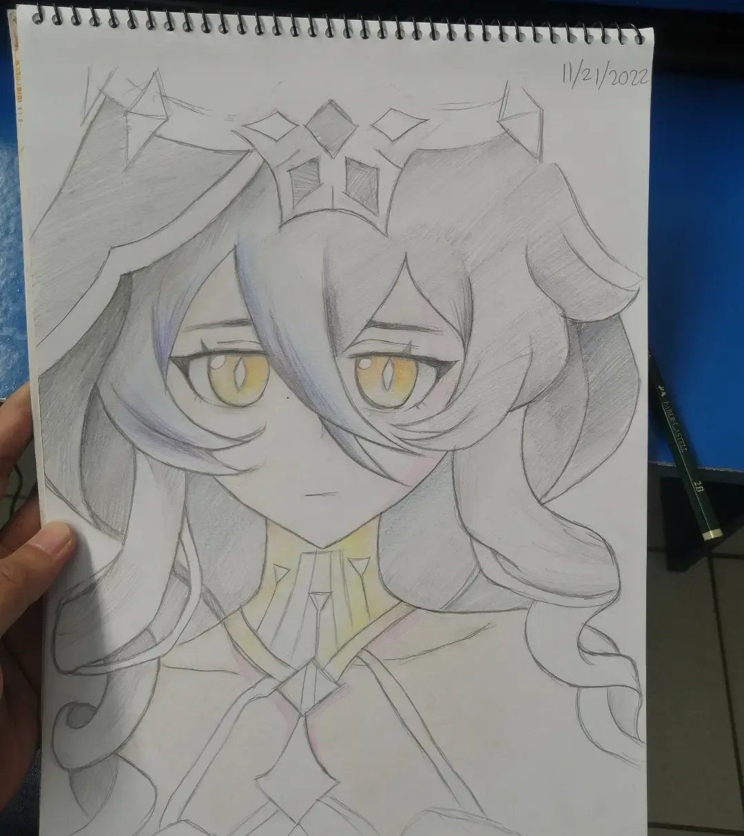 I tried drawing layla Genshin Impact | HoYoLAB