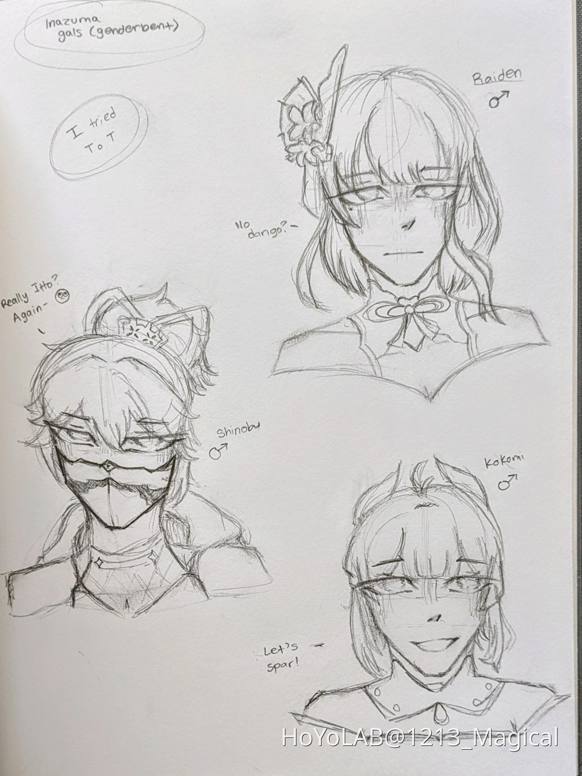 Inazuma Genderbend Genshin Impact | HoYoLAB