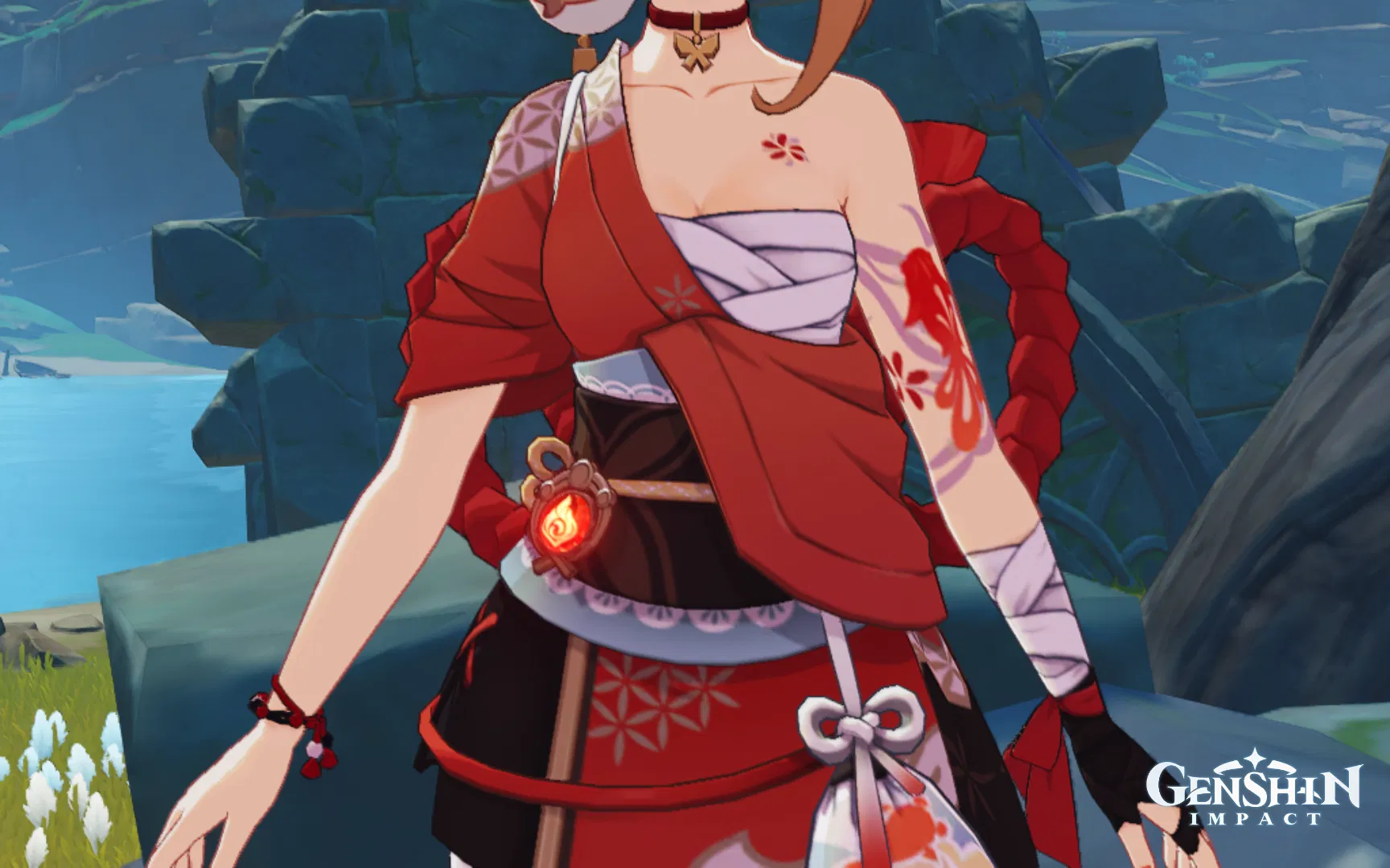 Yoimiya up close I have several questions (read desc) Genshin Impact ...