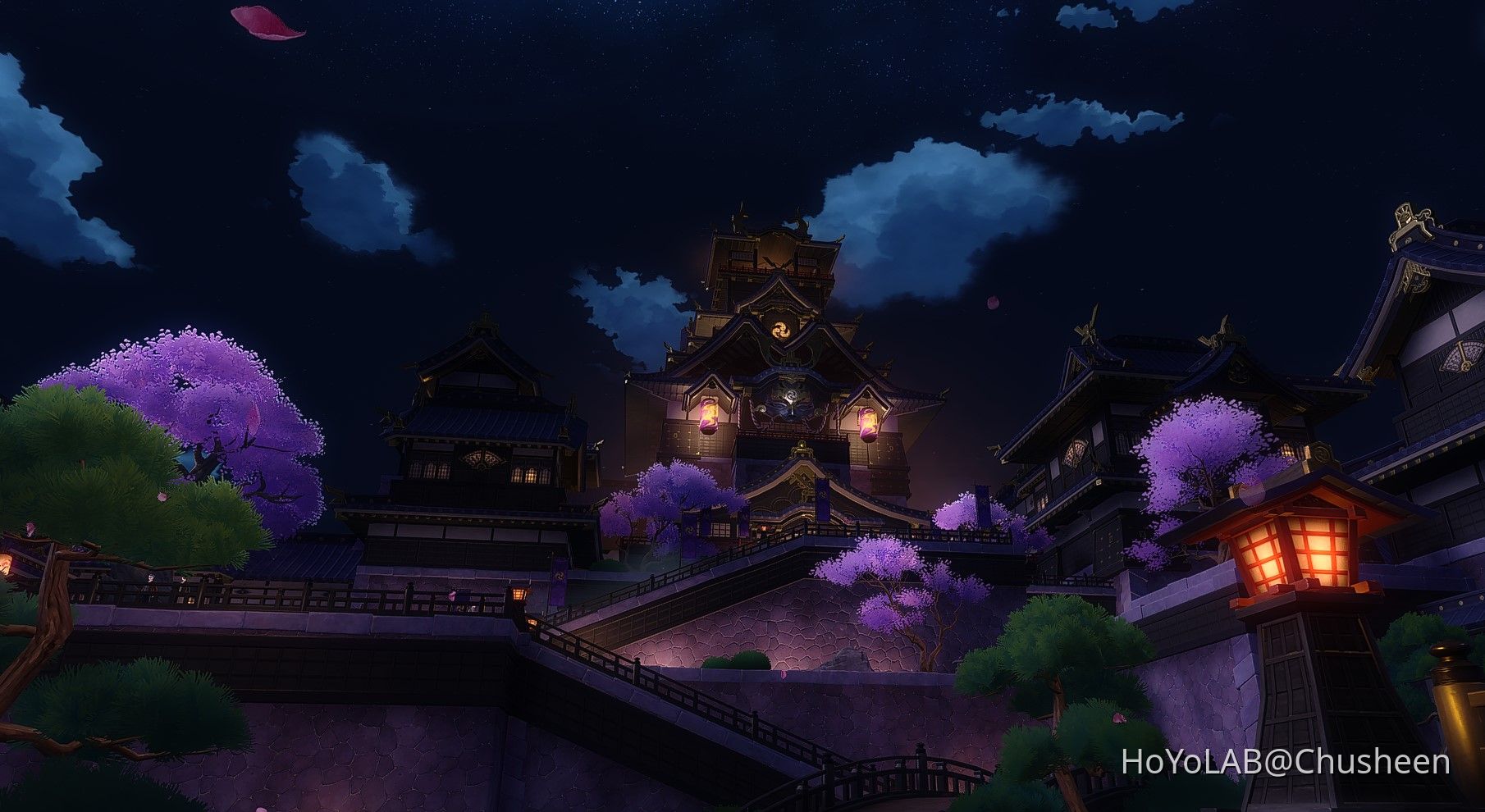 Some Pictures around Tenshukaku Genshin Impact | HoYoLAB