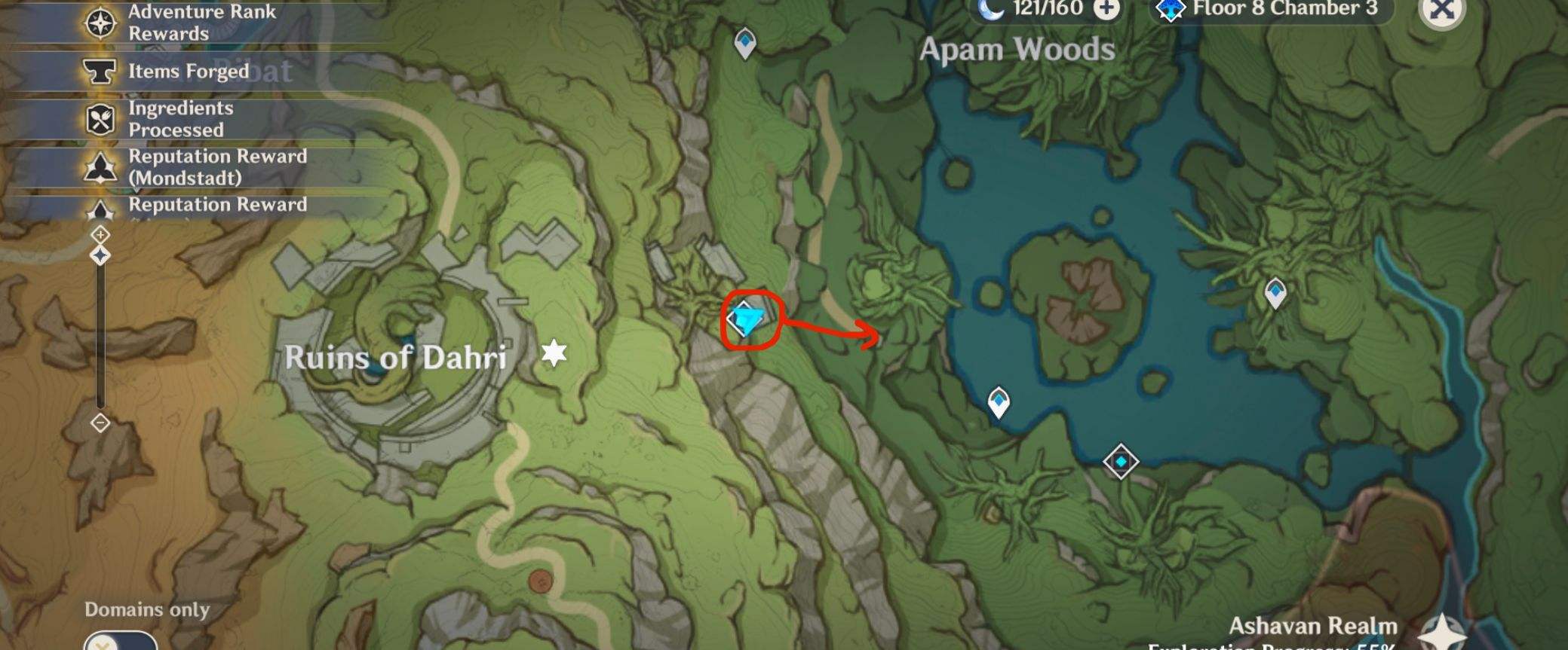 Guide to explore map advanced (9)— The hidden teleport and domain under ...