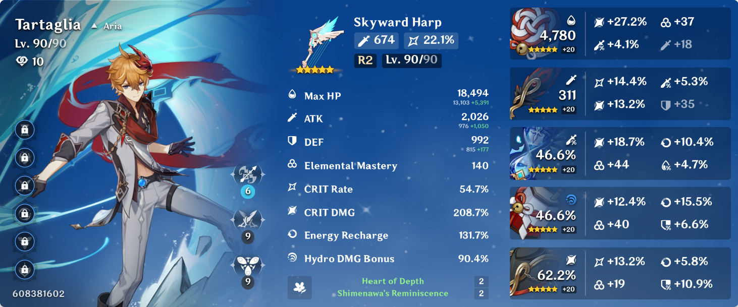 Updated Childe Build in honour of his rerun - Show me builds ur proud ...