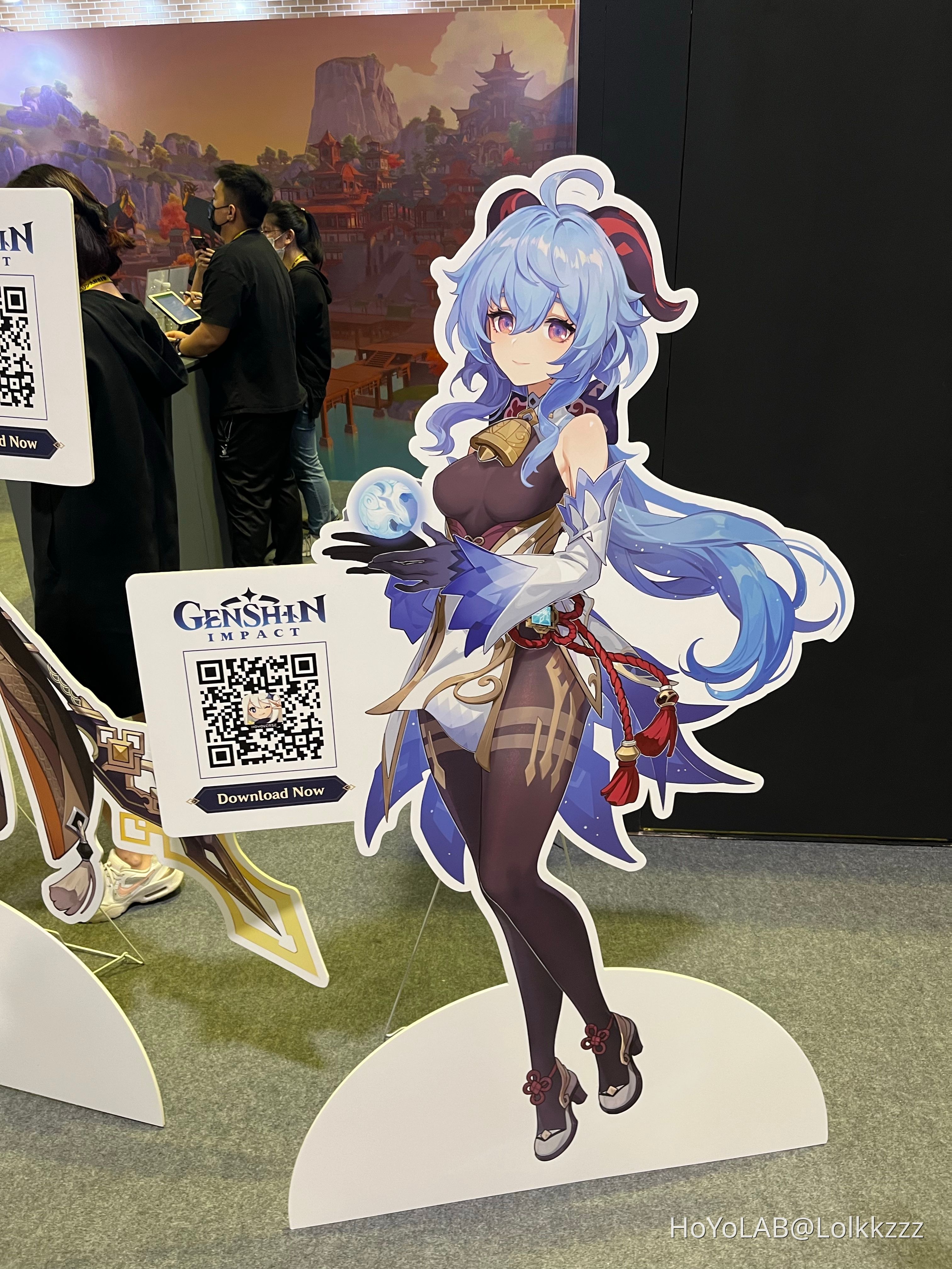 genshin booth at afa