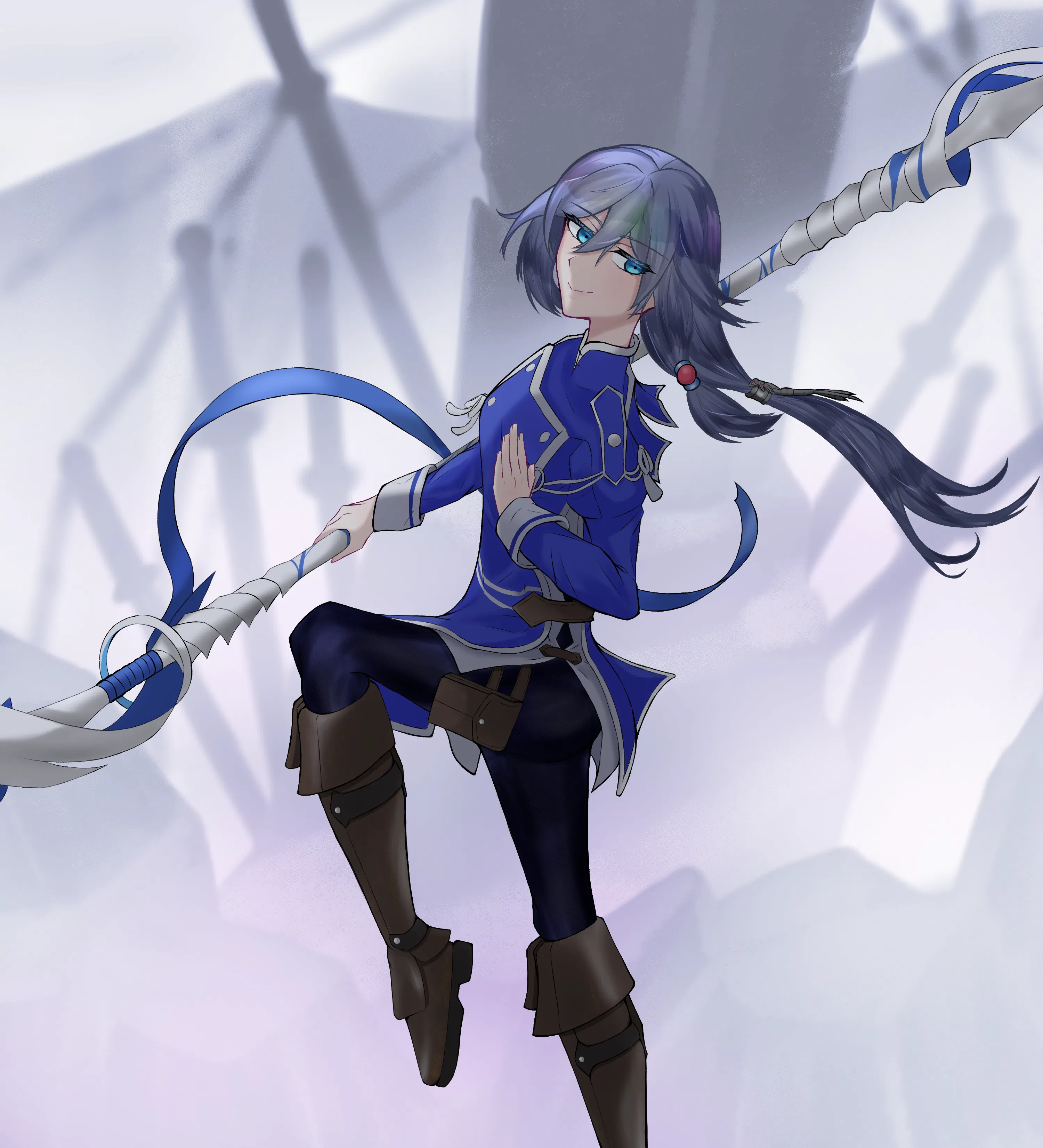 Fu Hua using the spear Honkai Impact 3rd | HoYoLAB