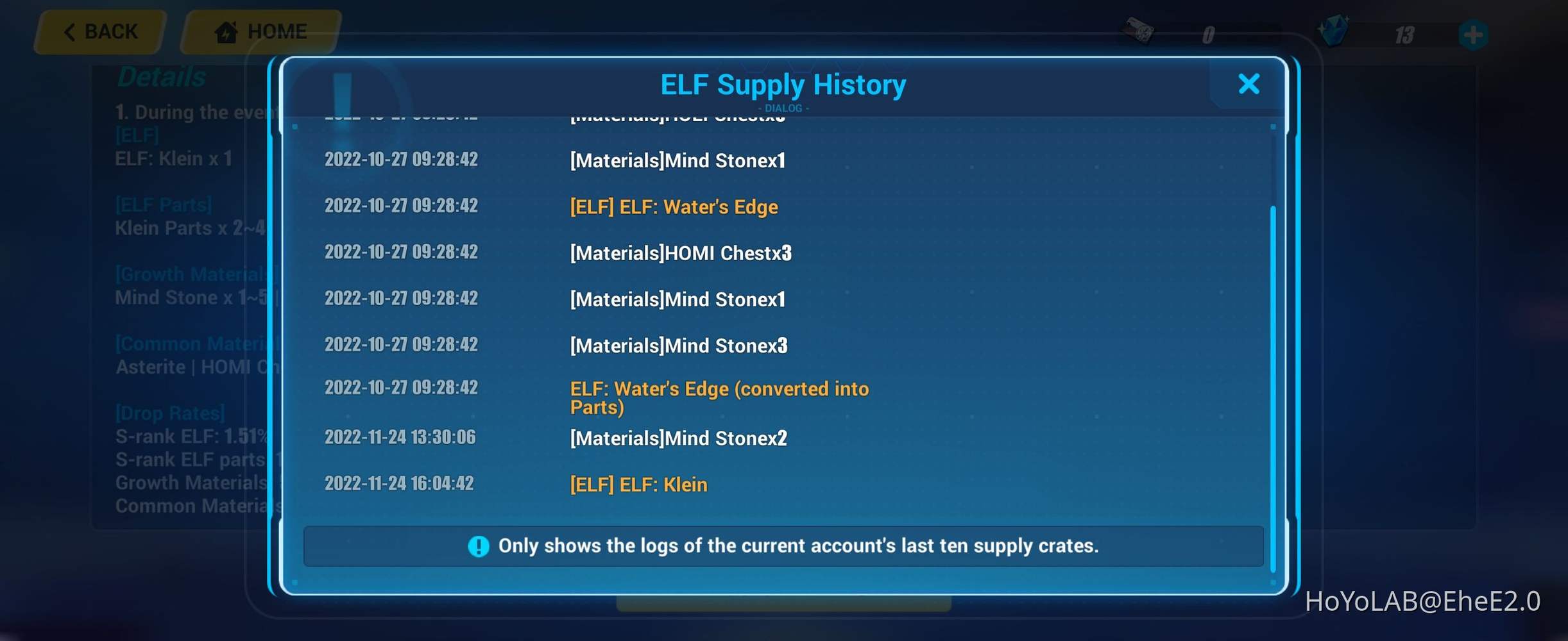 My Honkai Elf Luck: Honkai Impact 3rd | HoYoLAB