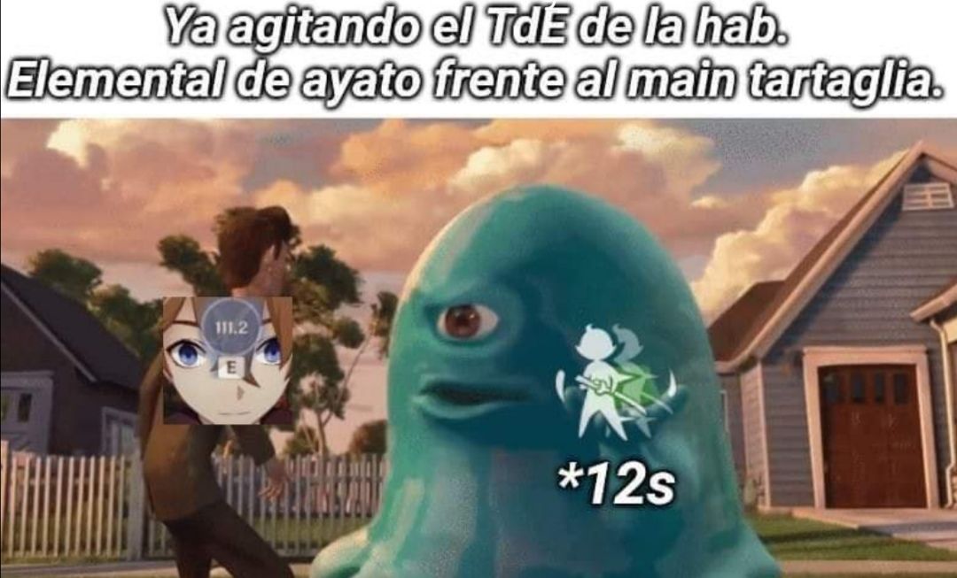 Ayato es tan GOD que cuando usas su habilidad elemental te recupera el ...