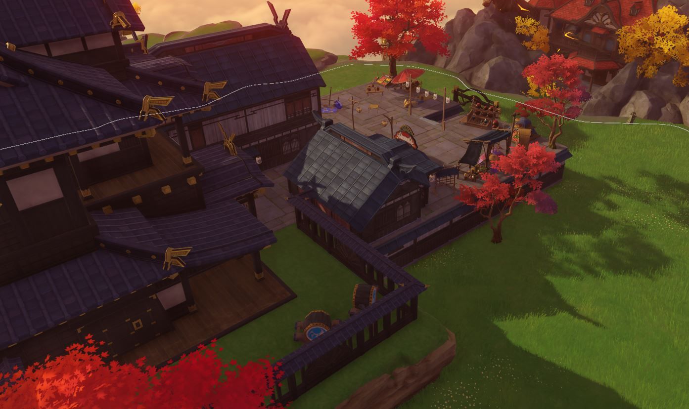 Inazuman Palace // Floating Abode : Smoke Sailing Island (Replica ID ...