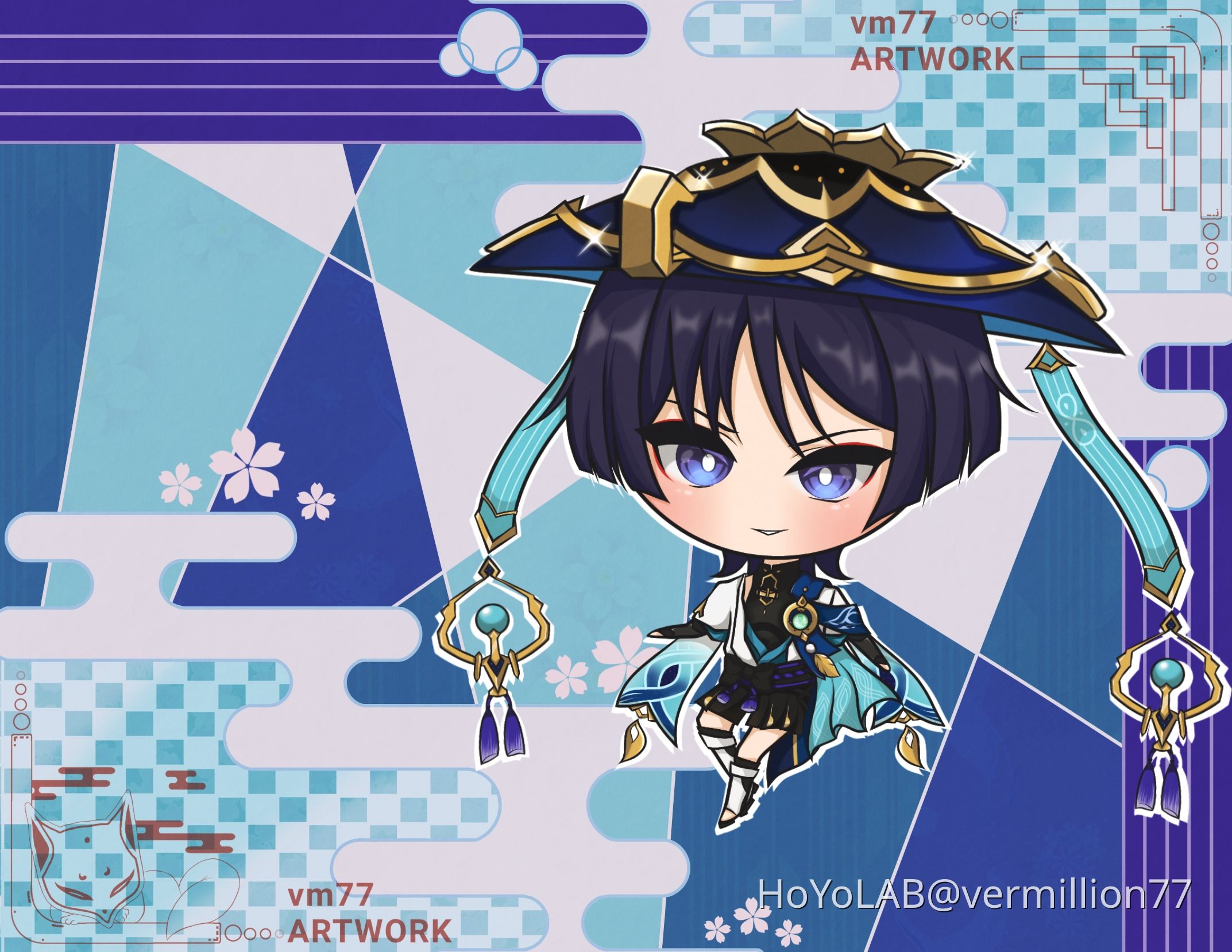 Chibi Wanderer Genshin Impact | HoYoLAB