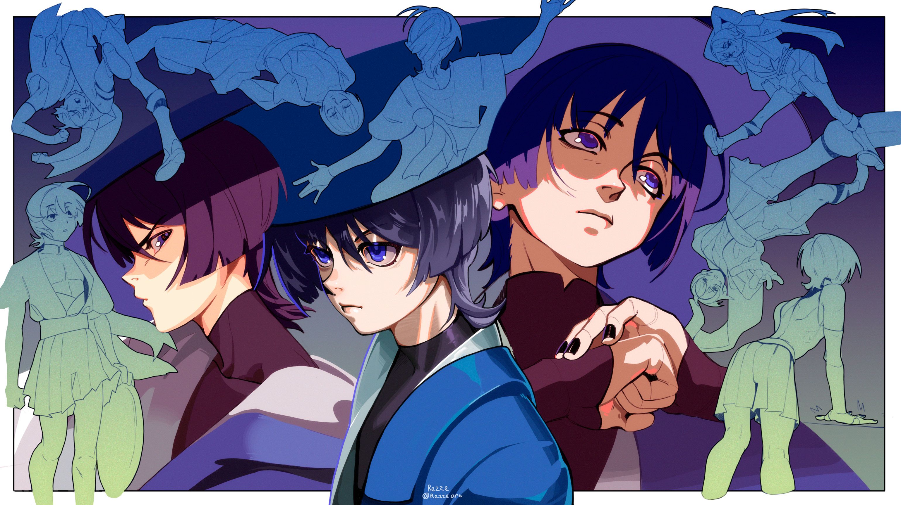 Scaramouche in different poses Genshin Impact | HoYoLAB