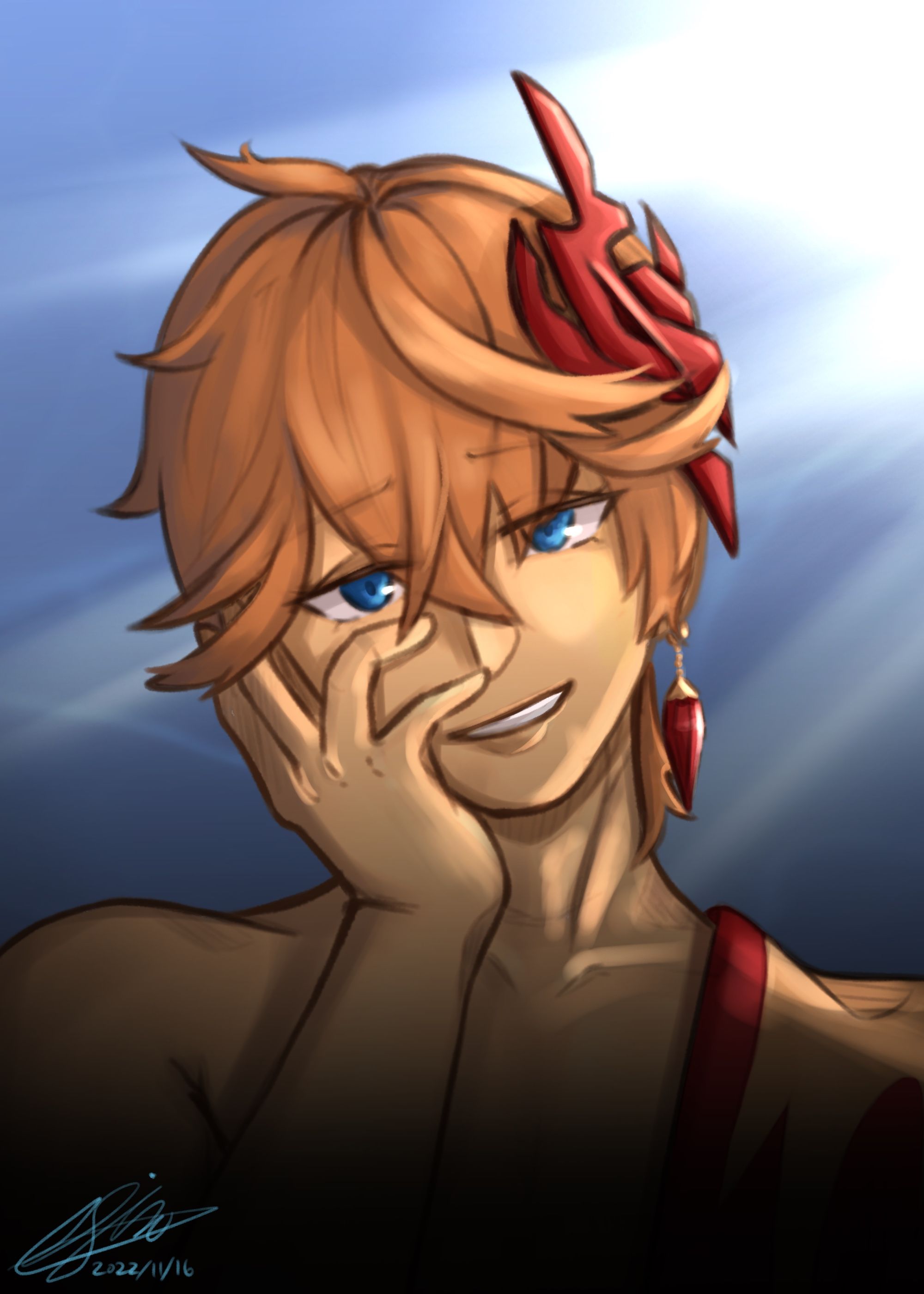 Close-up Childe Genshin Impact | HoYoLAB