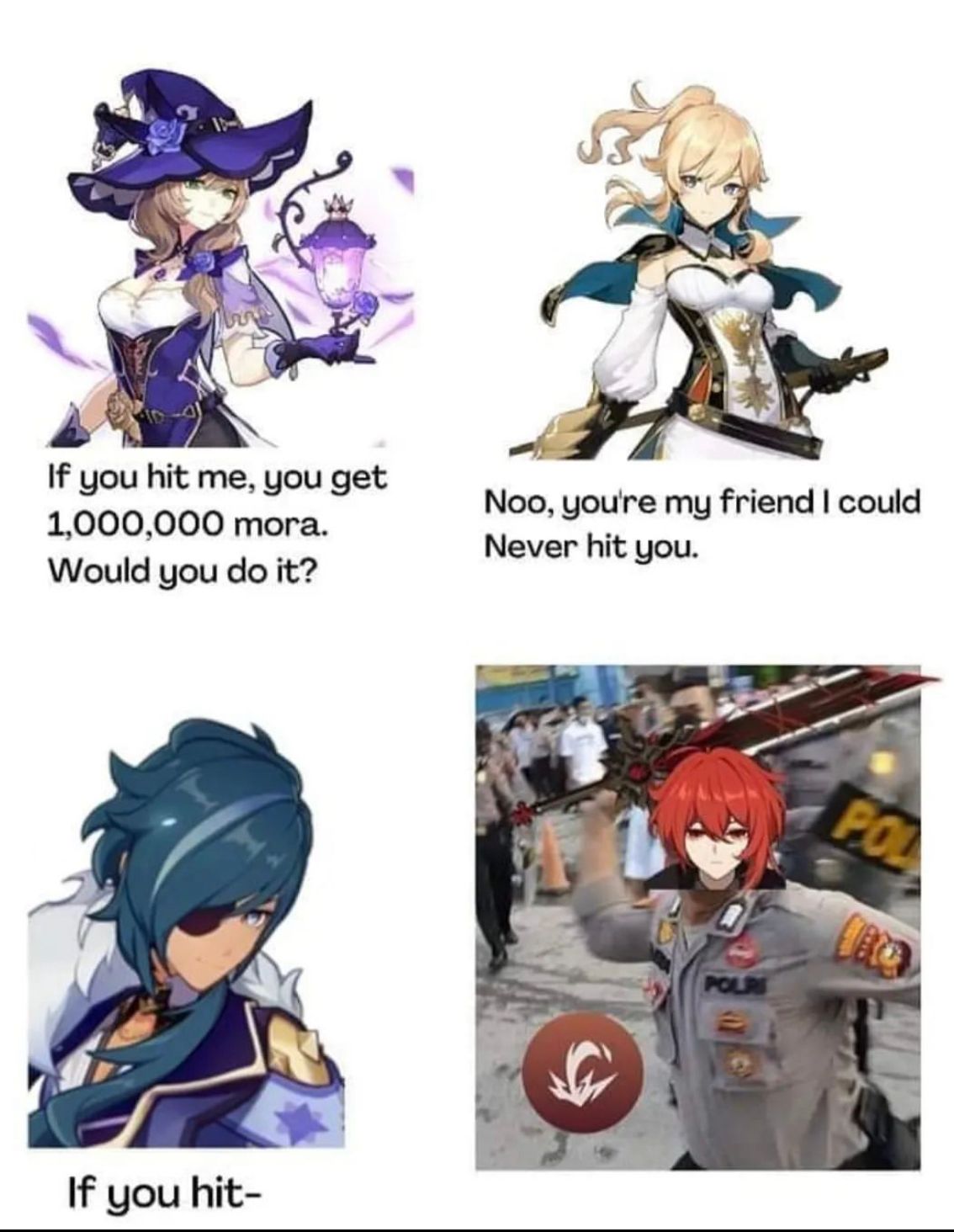While I’m overeating thanksgiving food here’s some memes Genshin Impact ...