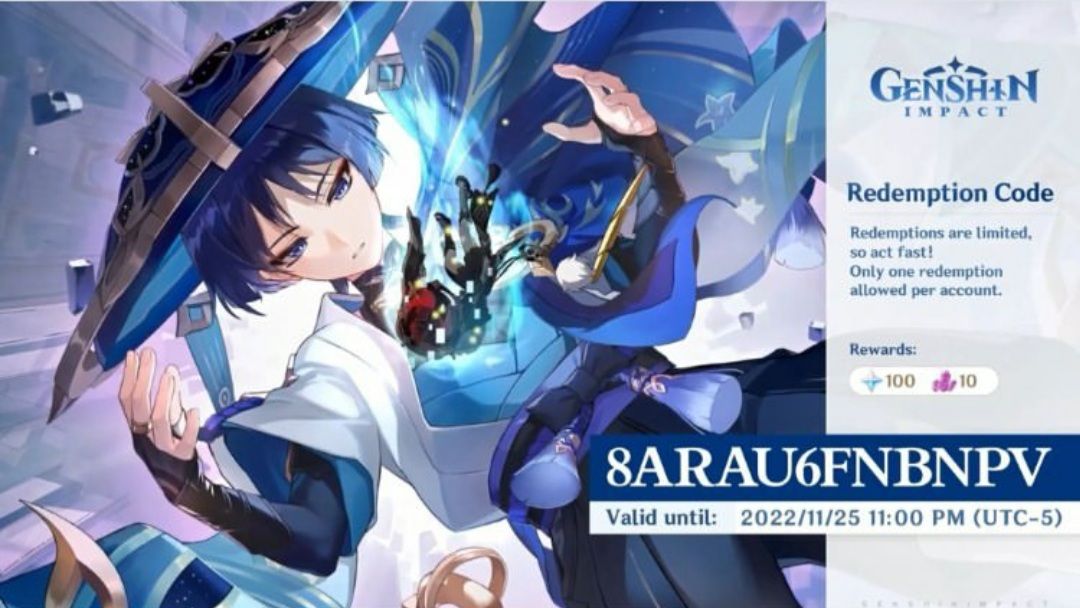 As promised, here are the codes:) Genshin Impact | HoYoLAB