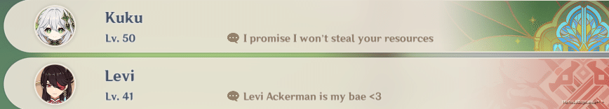 Genshin Signatures Part 6 Genshin Impact | HoYoLAB