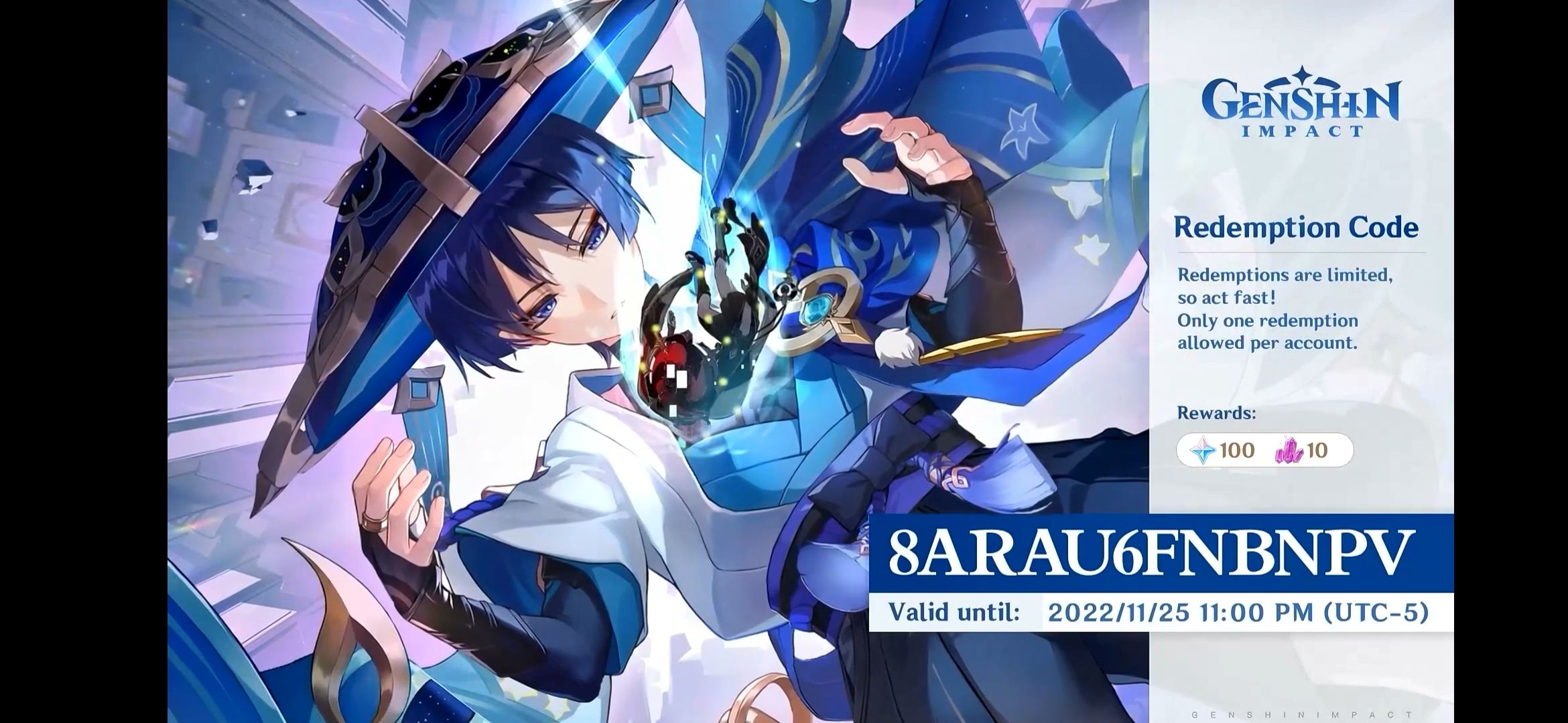 New Codes Genshin Impact | HoYoLAB