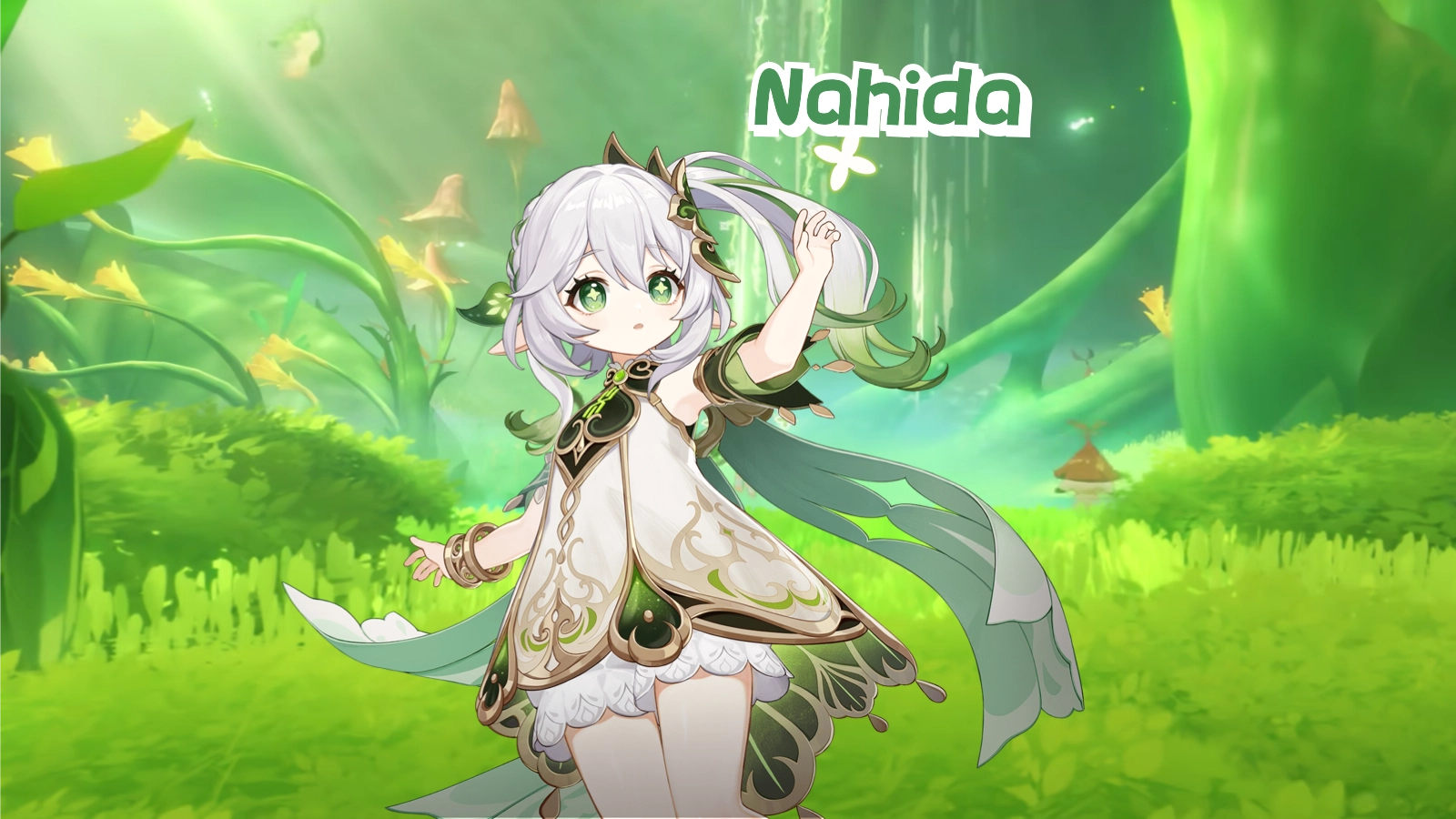 Promozionale di Nahida versione 3.2 Lore del nuovo mondo Genshin Impact ...