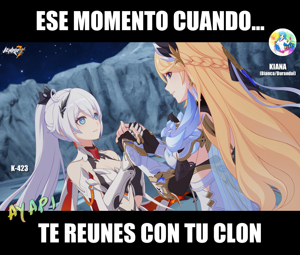 Kiana se reúne con su clon... Honkai Impact 3rd | HoYoLAB