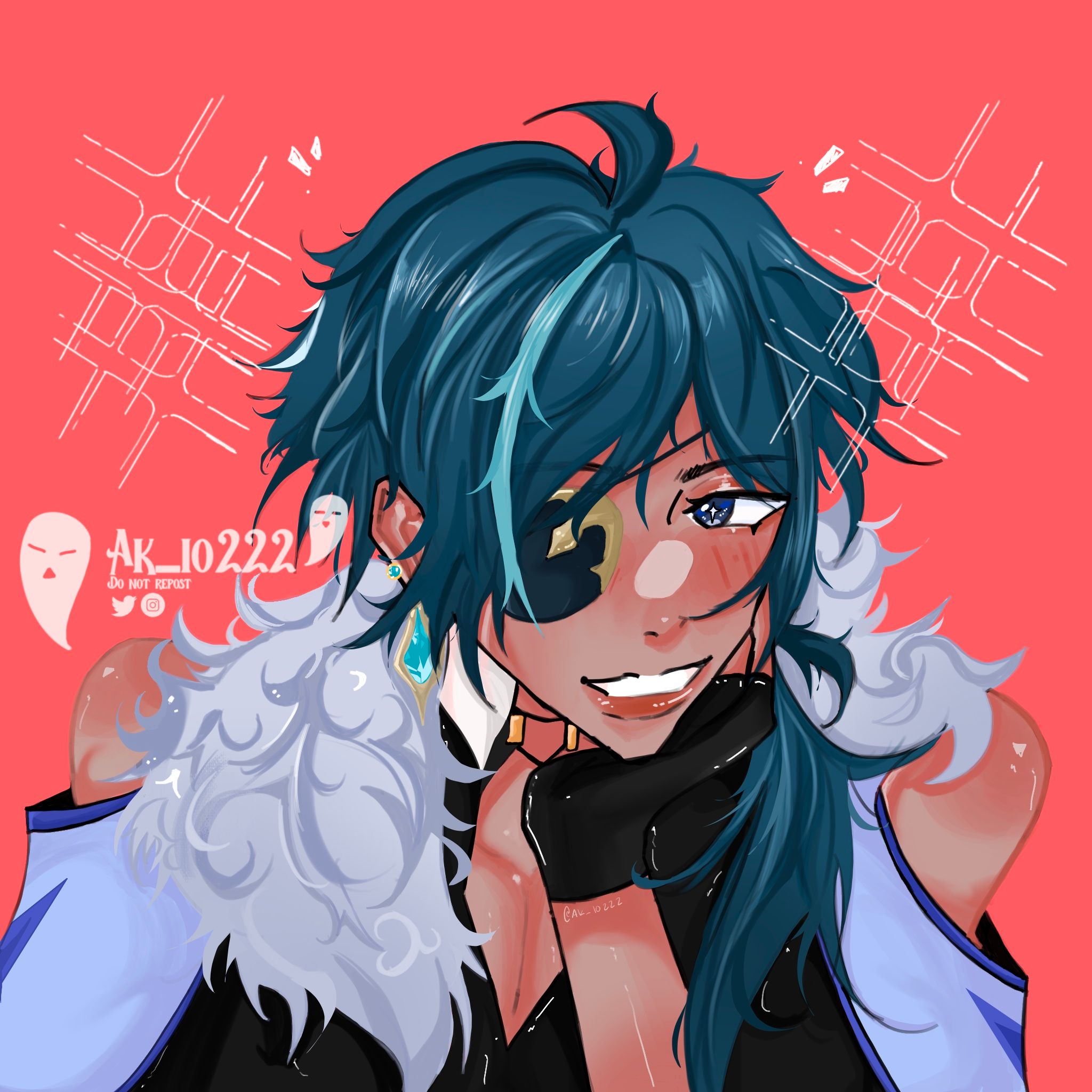 Kaeya Fanart (from a while back) Genshin Impact | HoYoLAB