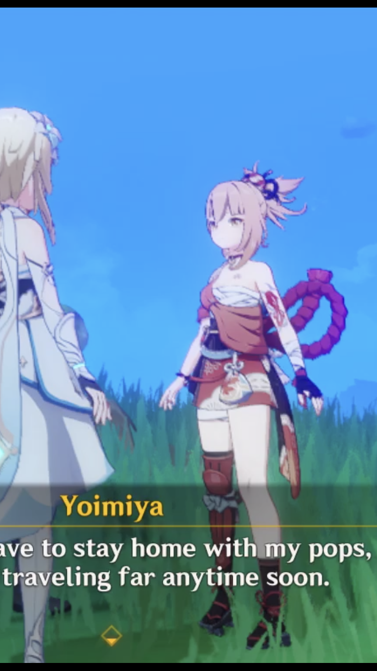 Those who were confused about yoimiya eyes following the camera Genshin ...