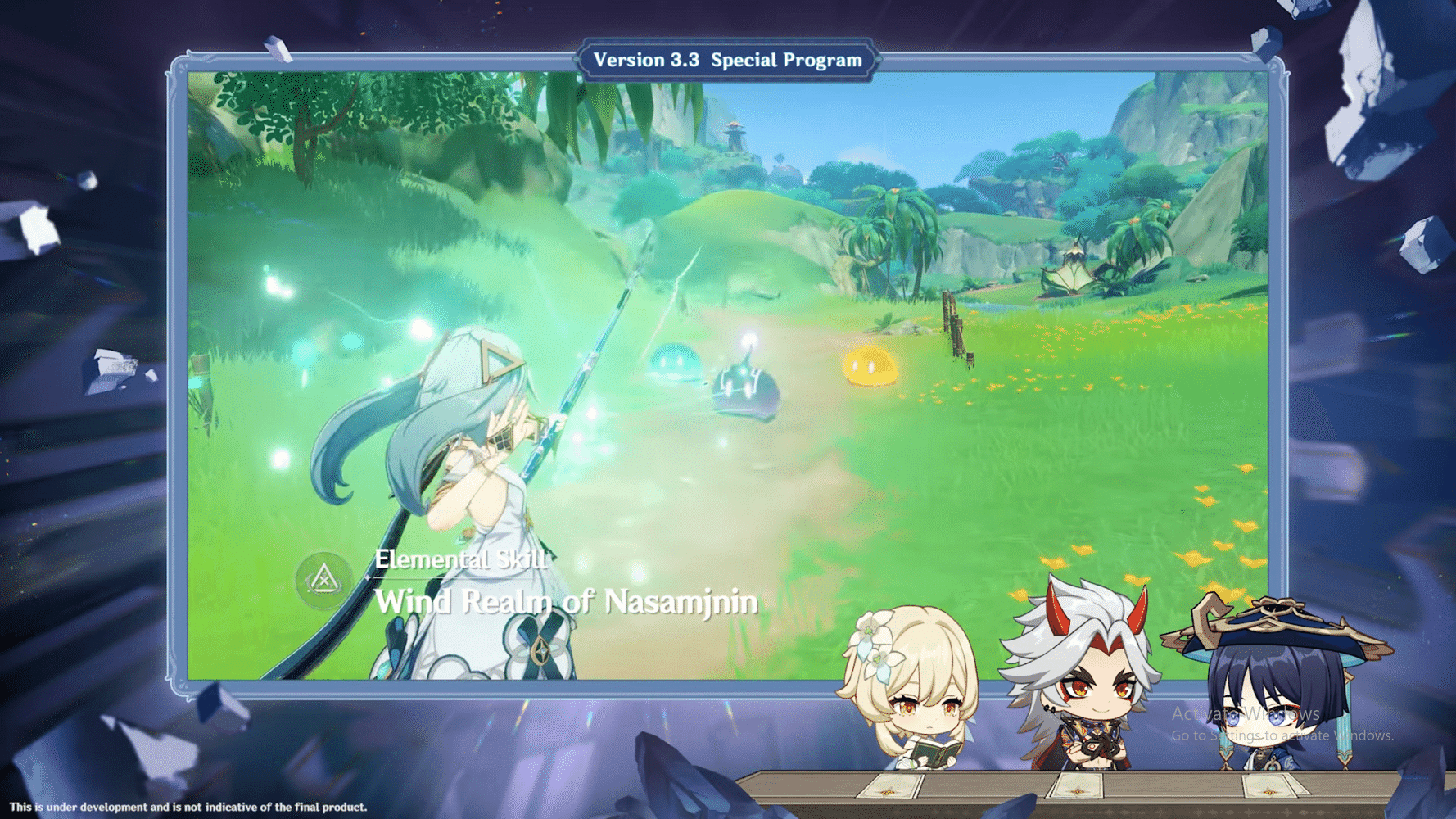 Genshin Impact Version 3.3 Special Program Overview | All Senses Clear ...