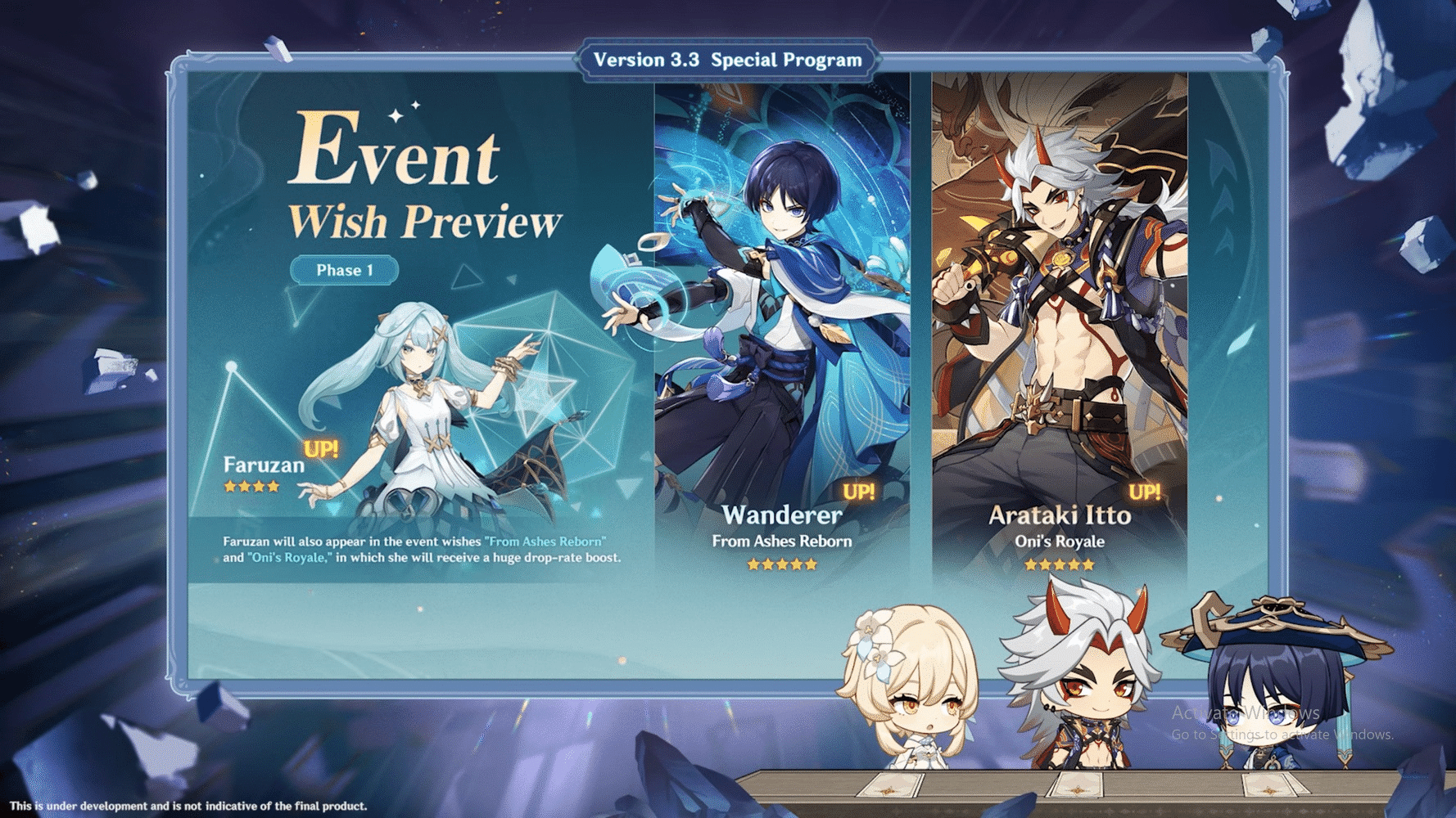 Genshin Impact Version 3.3 Special Program Overview | All Senses Clear ...