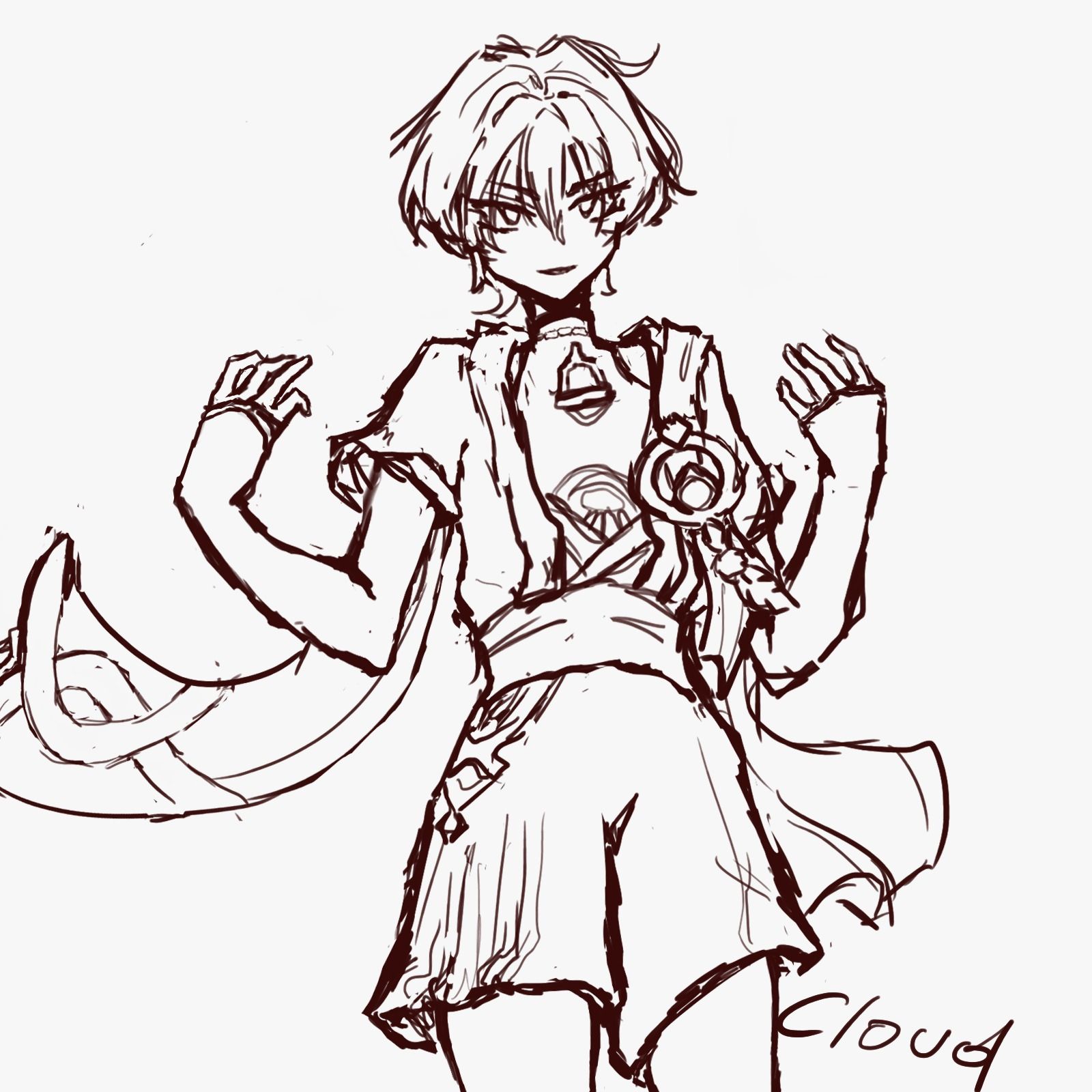 Scaramouche wip Genshin Impact | HoYoLAB