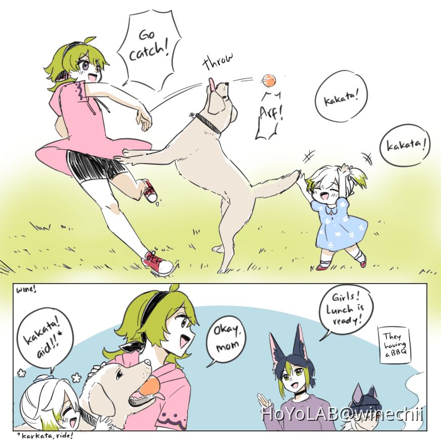 Sumeru Family Modern AU : Picnic Genshin Impact | HoYoLAB