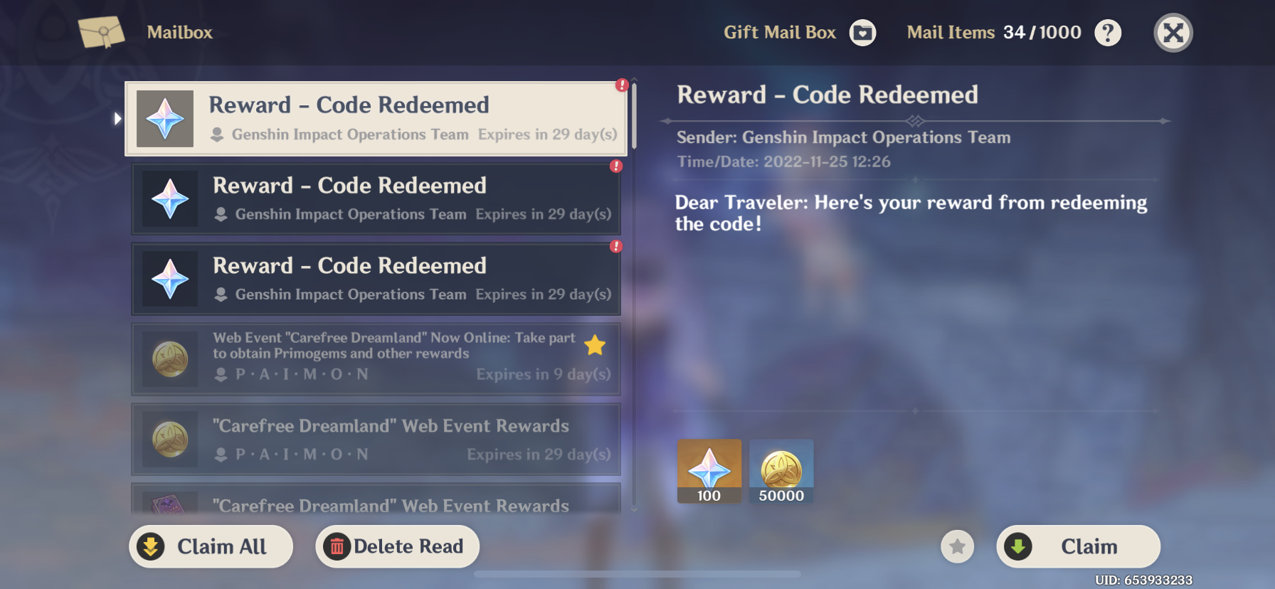 New Genshin codes!! Genshin Impact | HoYoLAB