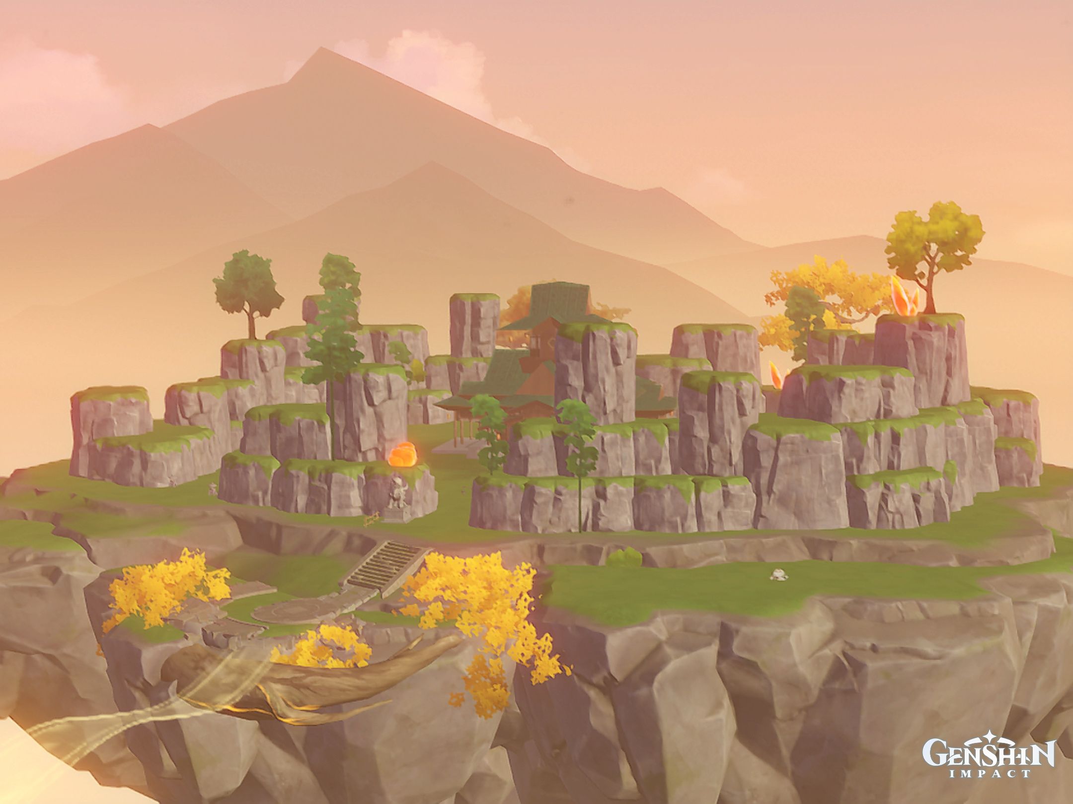 A mansion within the Liyue mountains Genshin Impact | HoYoLAB