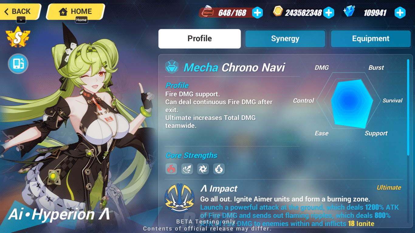 Бодрая и гибкая Ai Hyperion(Chrono Navi) - подробный обзор на валькирию Honkai Impact 3rd | HoYoLAB