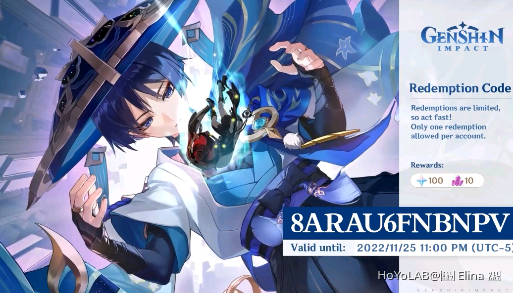 Code primo Genshin Impact | HoYoLAB
