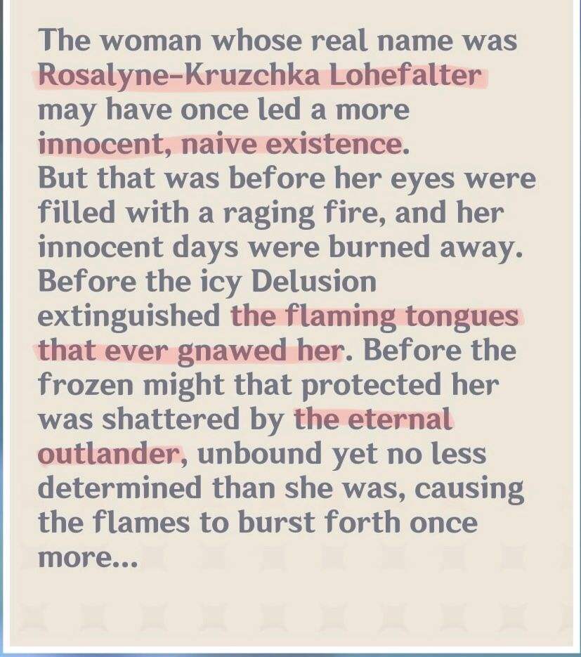 The Mistook identity of the Crimson Witch. Genshin Impact | HoYoLAB