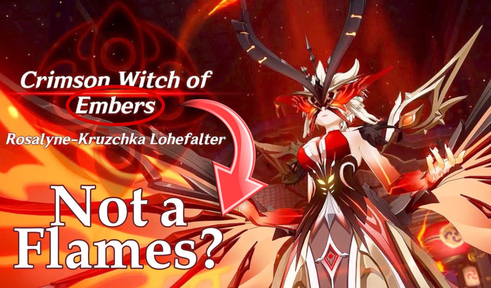 The Mistook identity of the Crimson Witch. Genshin Impact | HoYoLAB