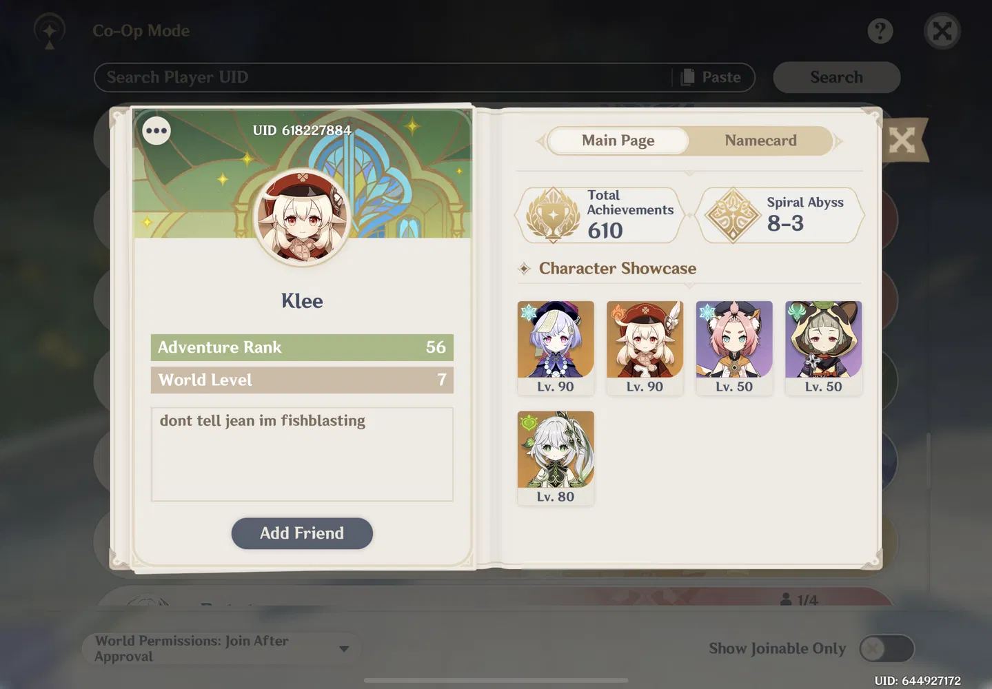 Some more... interesting signatures.. Genshin Impact | HoYoLAB