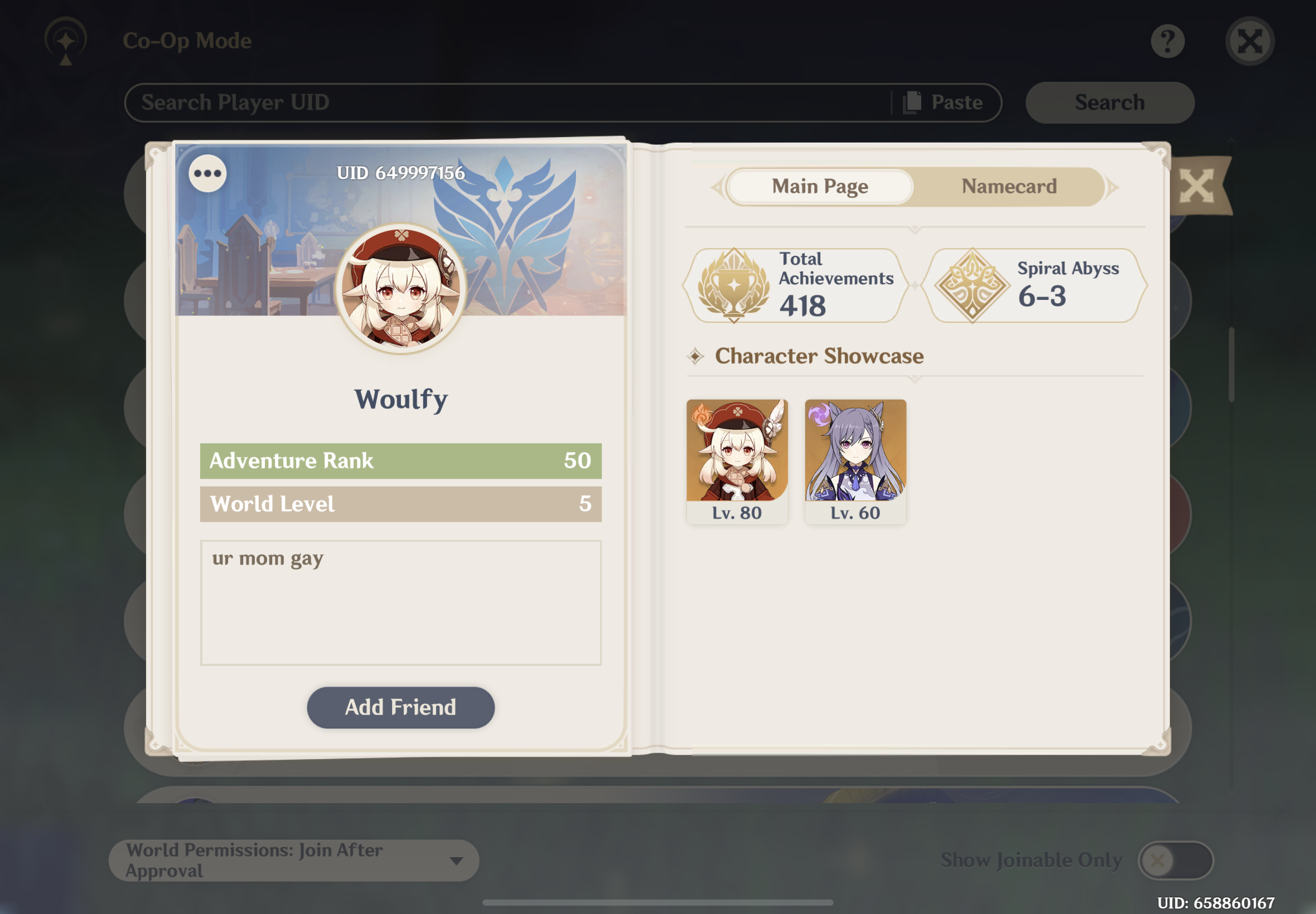 Some more... interesting signatures.. Genshin Impact | HoYoLAB