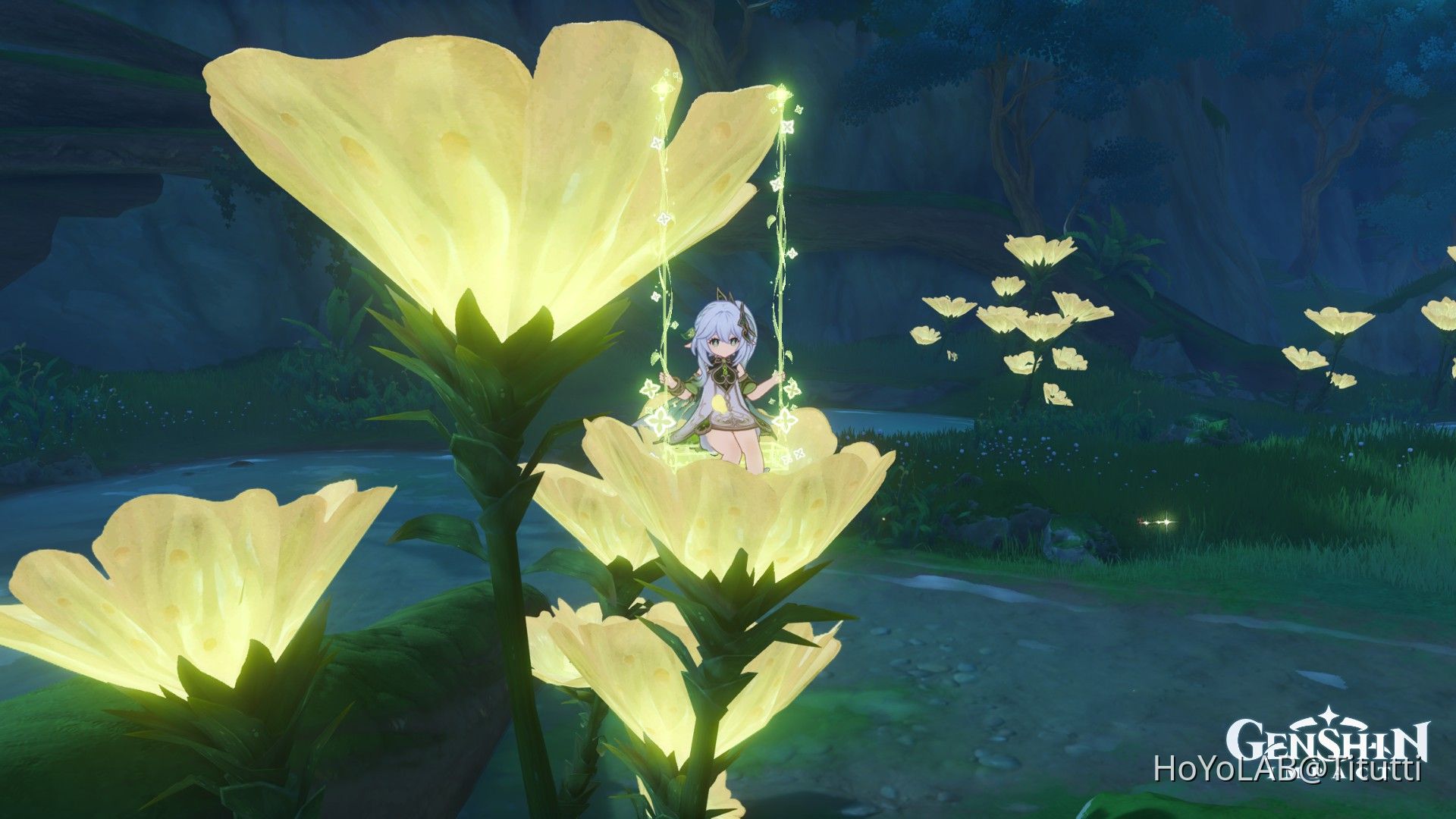 I am the Nahida of the flower, ask me question, with my wisdom I may ...