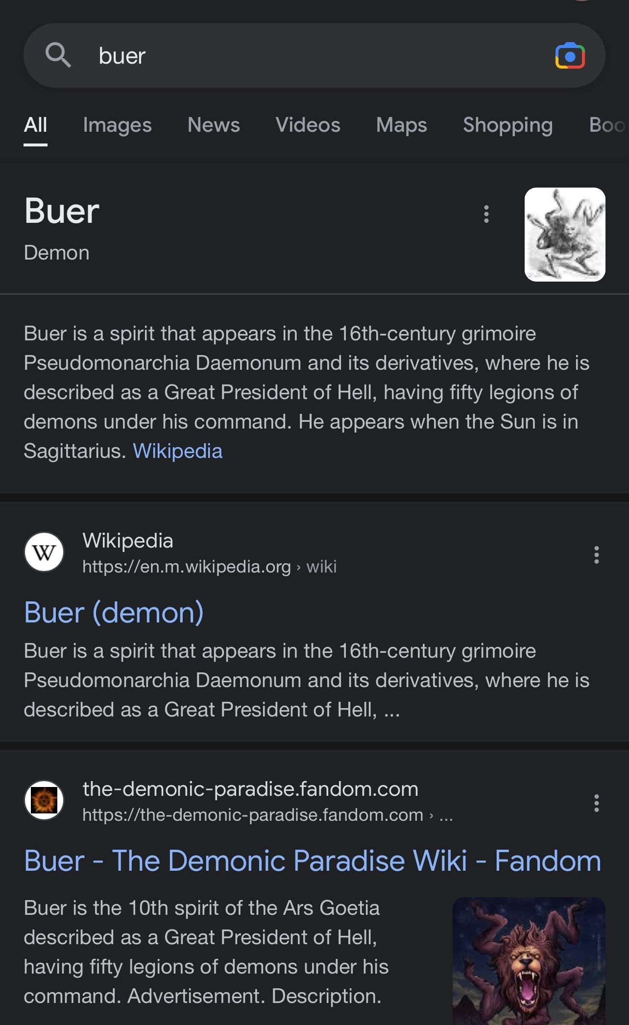 Baal, Buer, Morax, Barbatos, why the Archons have demon names? Can ...